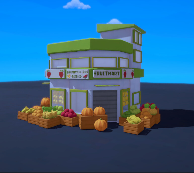 ArtStation - Fruit Shop Low Poly