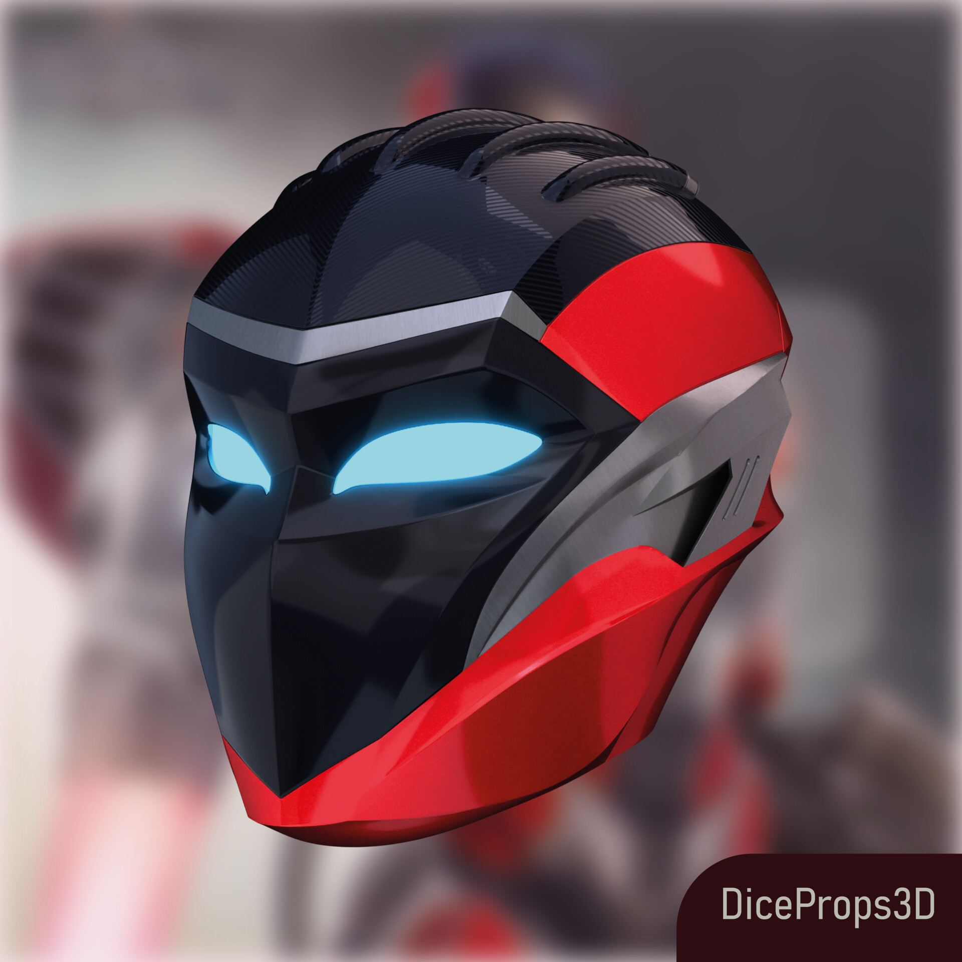 ArtStation - Ironheart Helmet 3D printable model