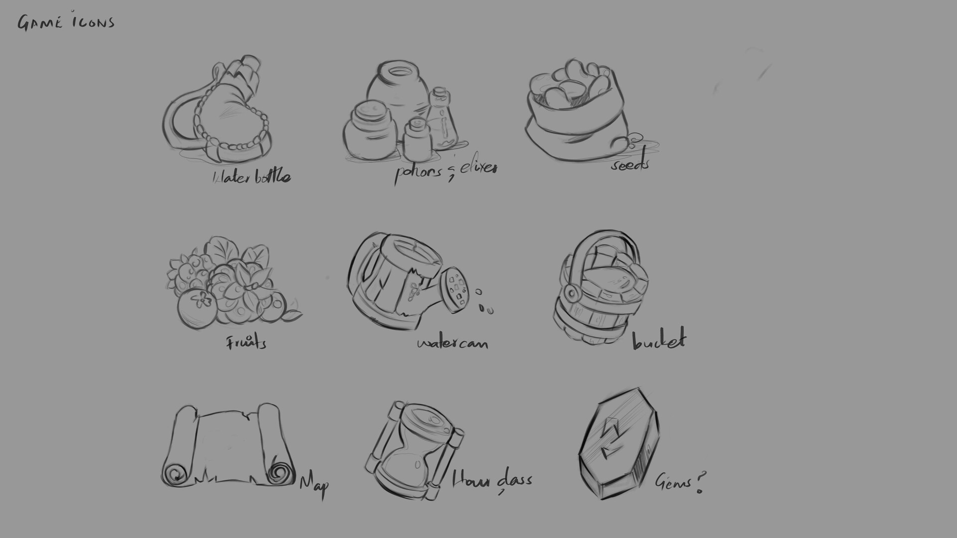 how to draw game icons