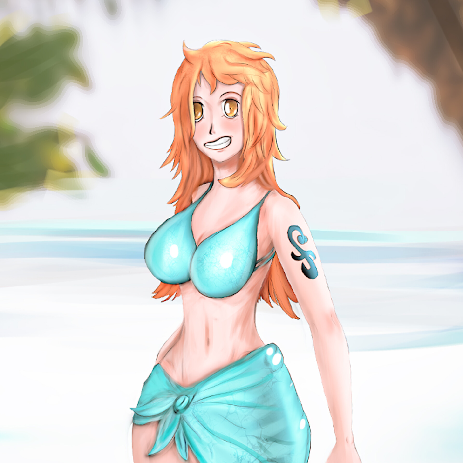 ArtStation - Nami from OnePiece