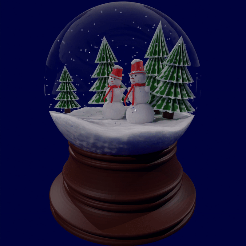 Animated Gif Snow Globe