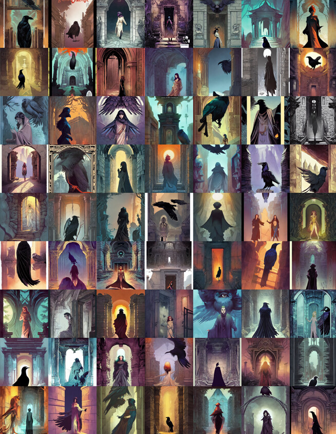 ArtStation - Cunning Detective Raven - Color Studies for a Graphic ...