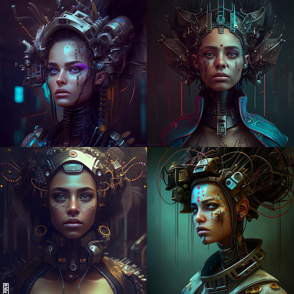 ArtStation - Futuristic queen