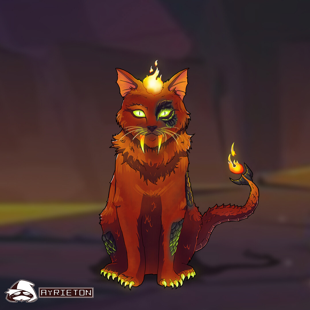 ArtStation - Hellcat pet