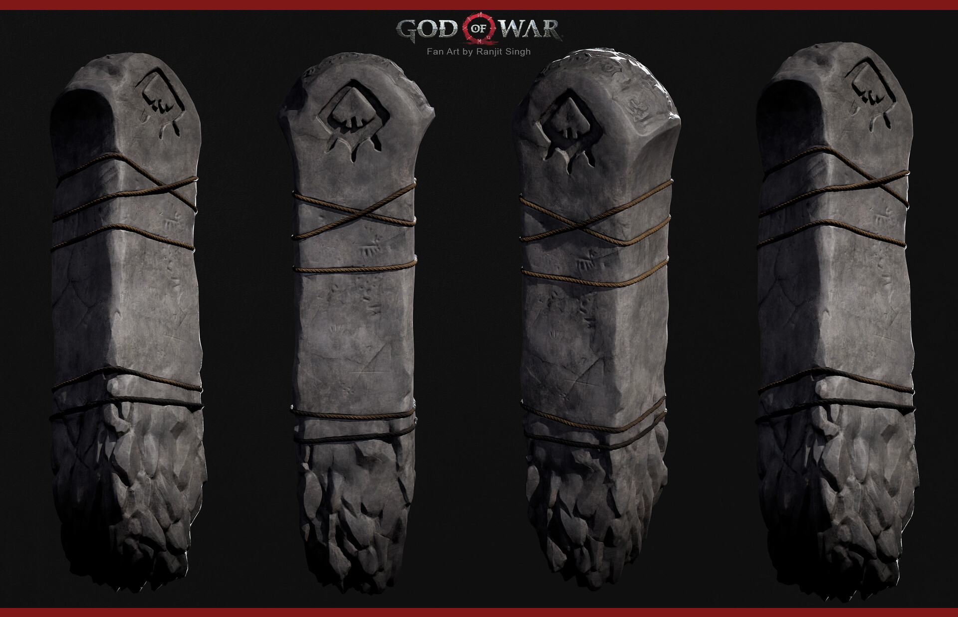 ArtStation - Troll Weapon - God of War Fan Art ( Based on Concept Art ...