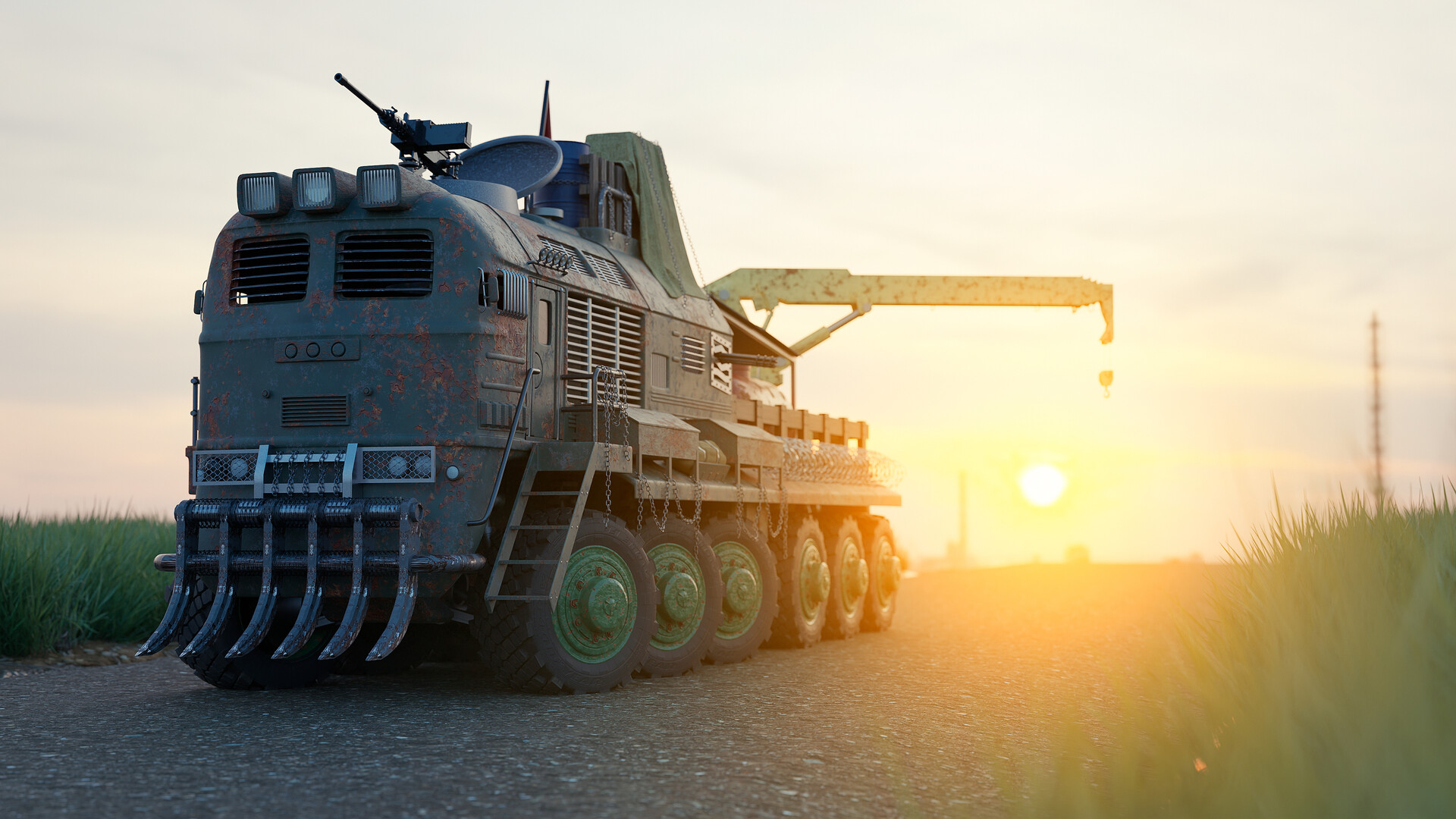 ArtStation - Сar apocalypse from the USSR