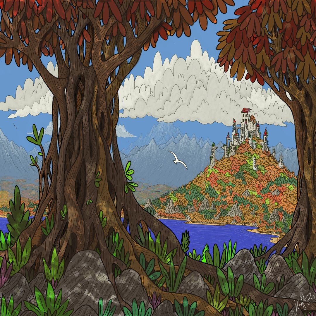 ArtStation - A lost castle