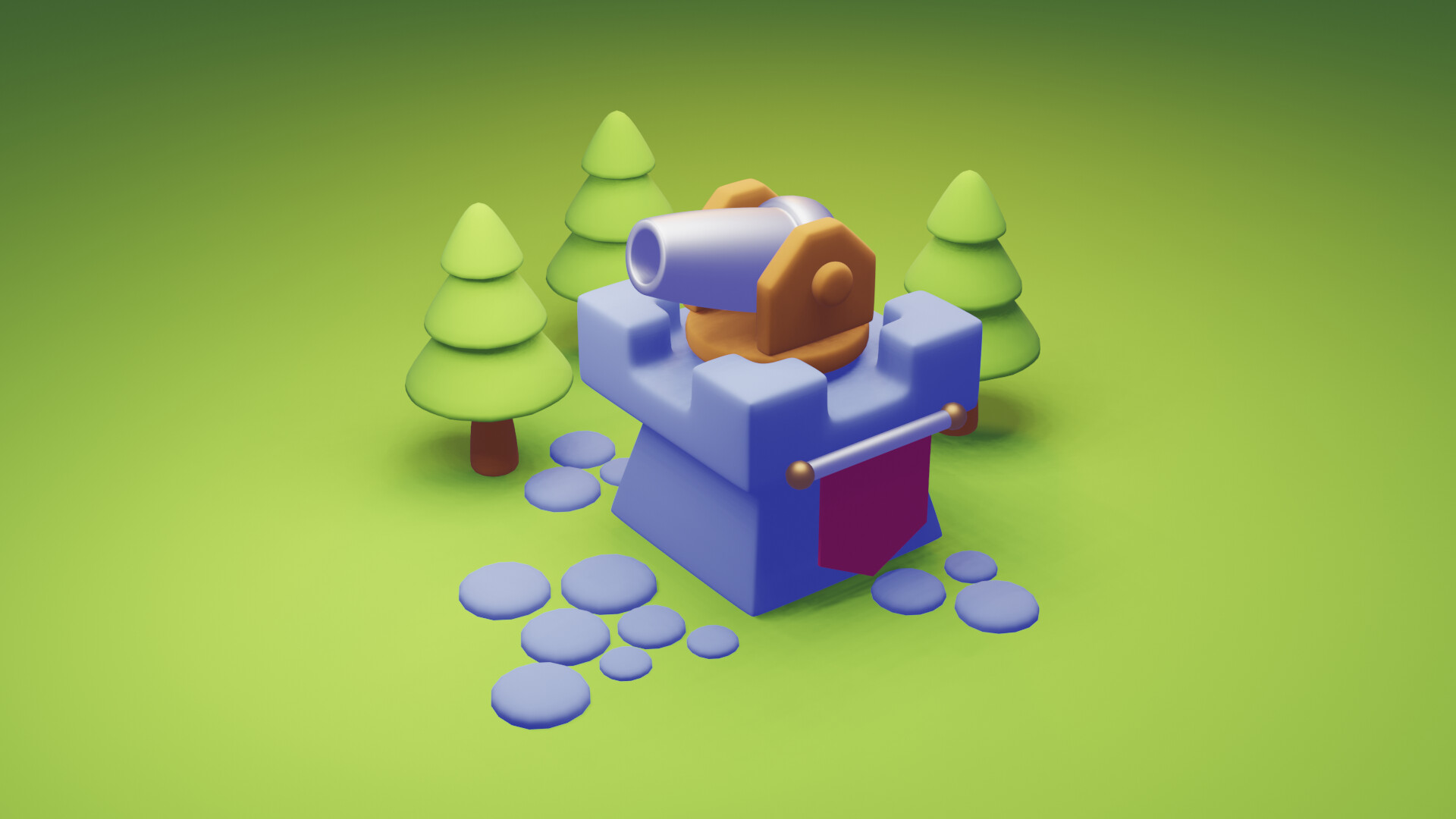 ArtStation - 3D Mobile Game Design Object