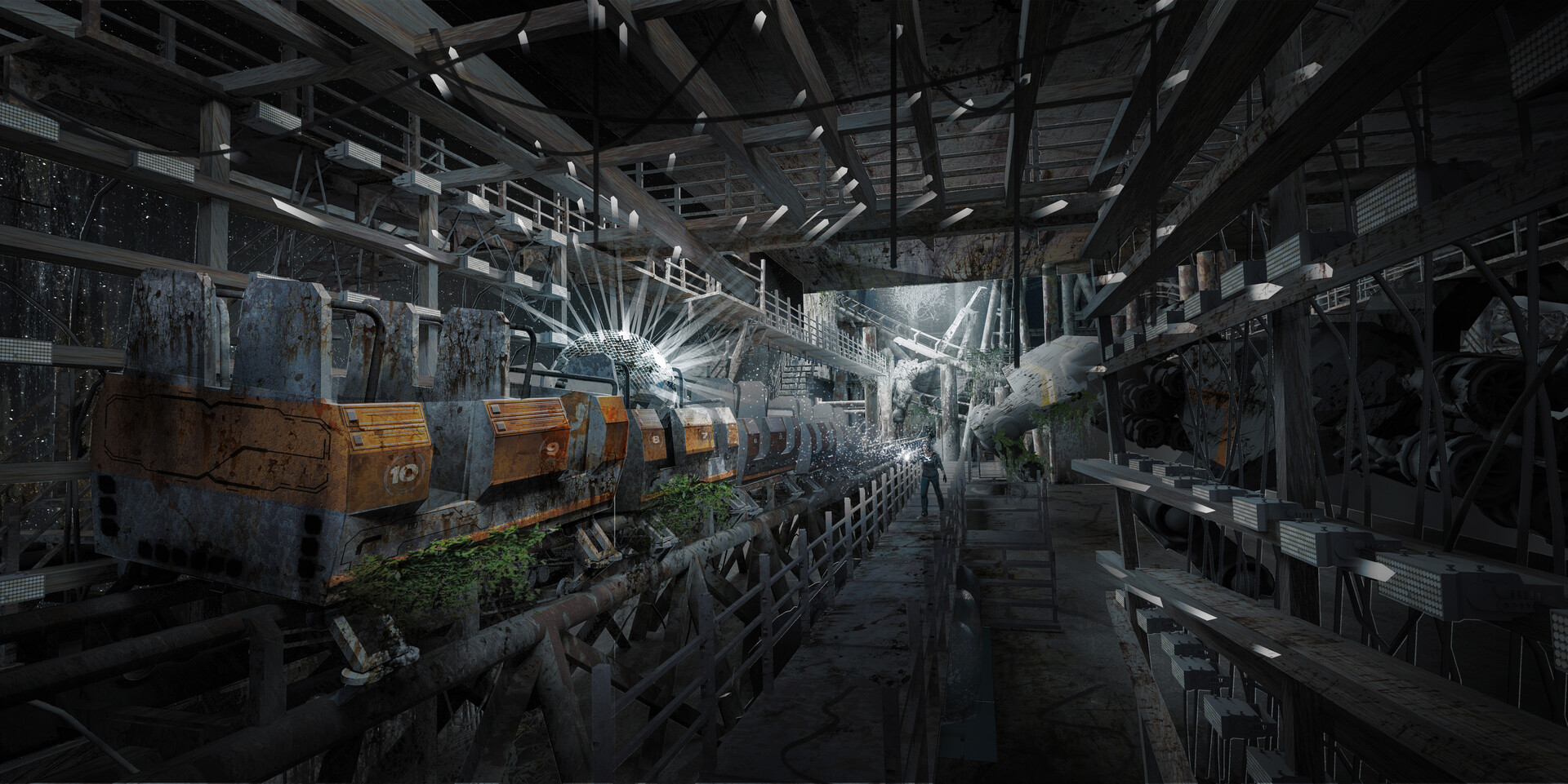 ArtStation - Space Coaster Launch