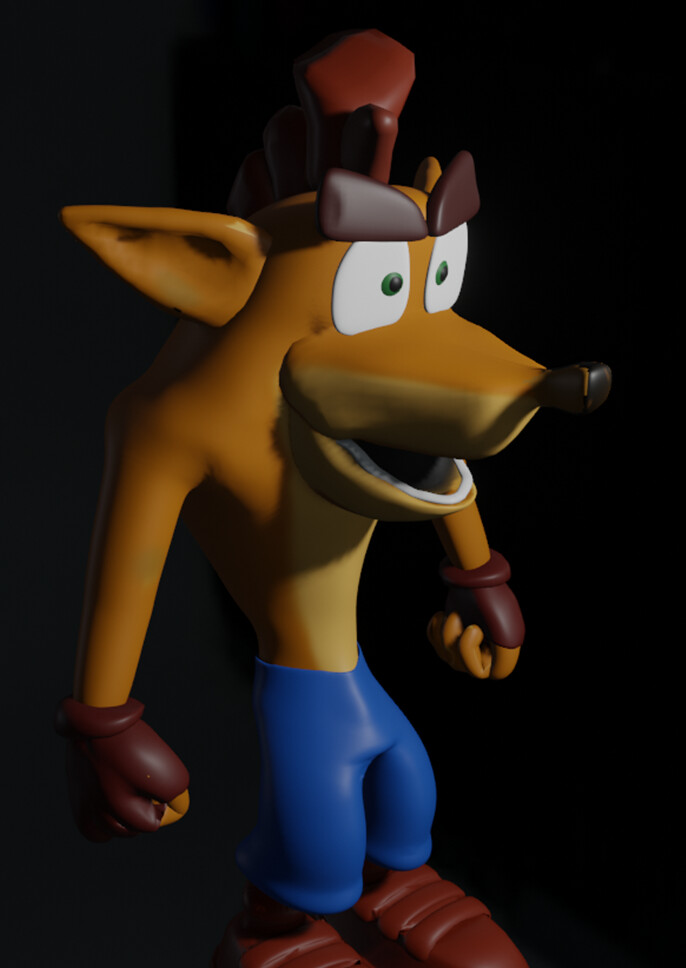 ArtStation - Crash Bandicoot Sculpt
