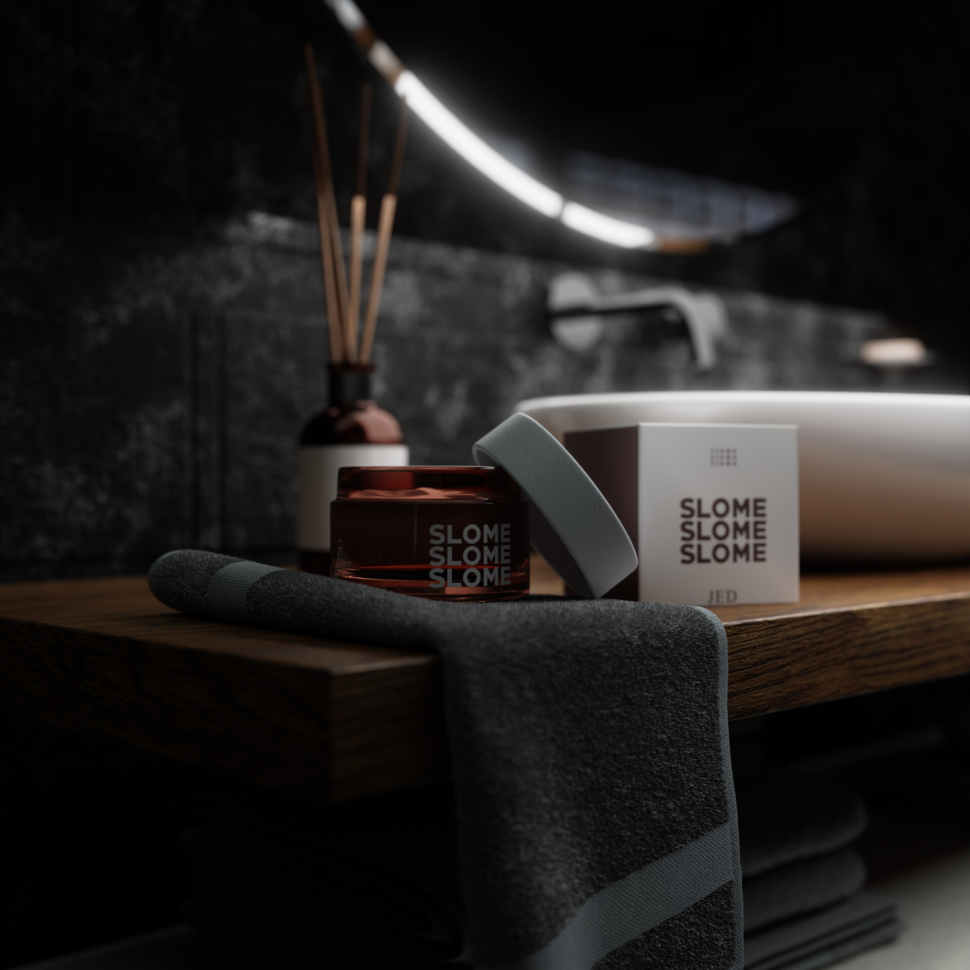 Slome - test in lighting with blender!