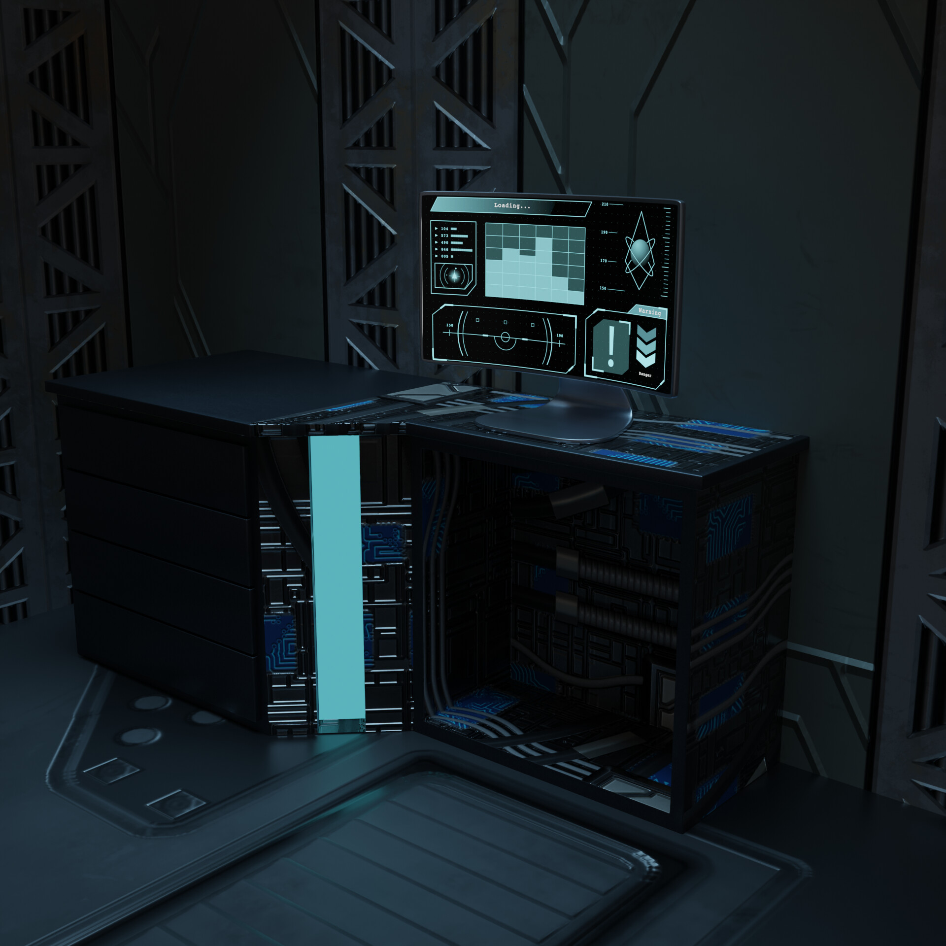 Taner Karlı - Sci fi environment - Blender Beginner (to be continued)