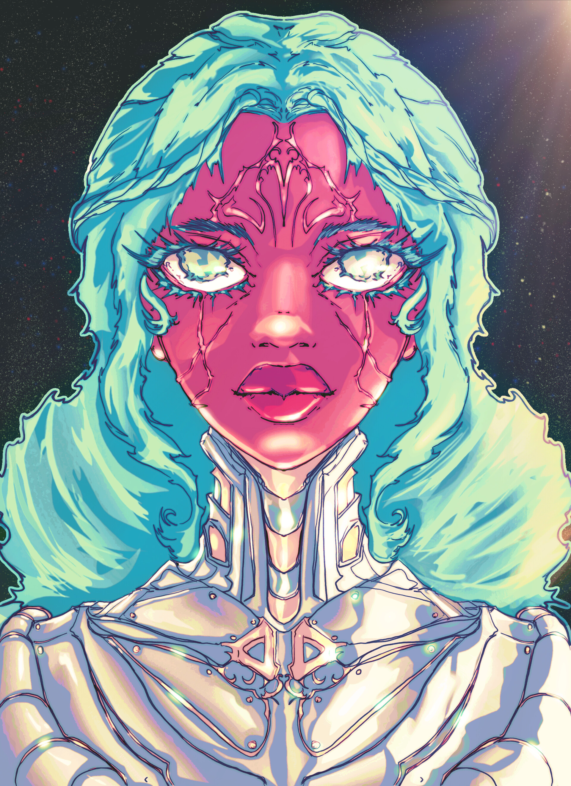 ArtStation - space queen