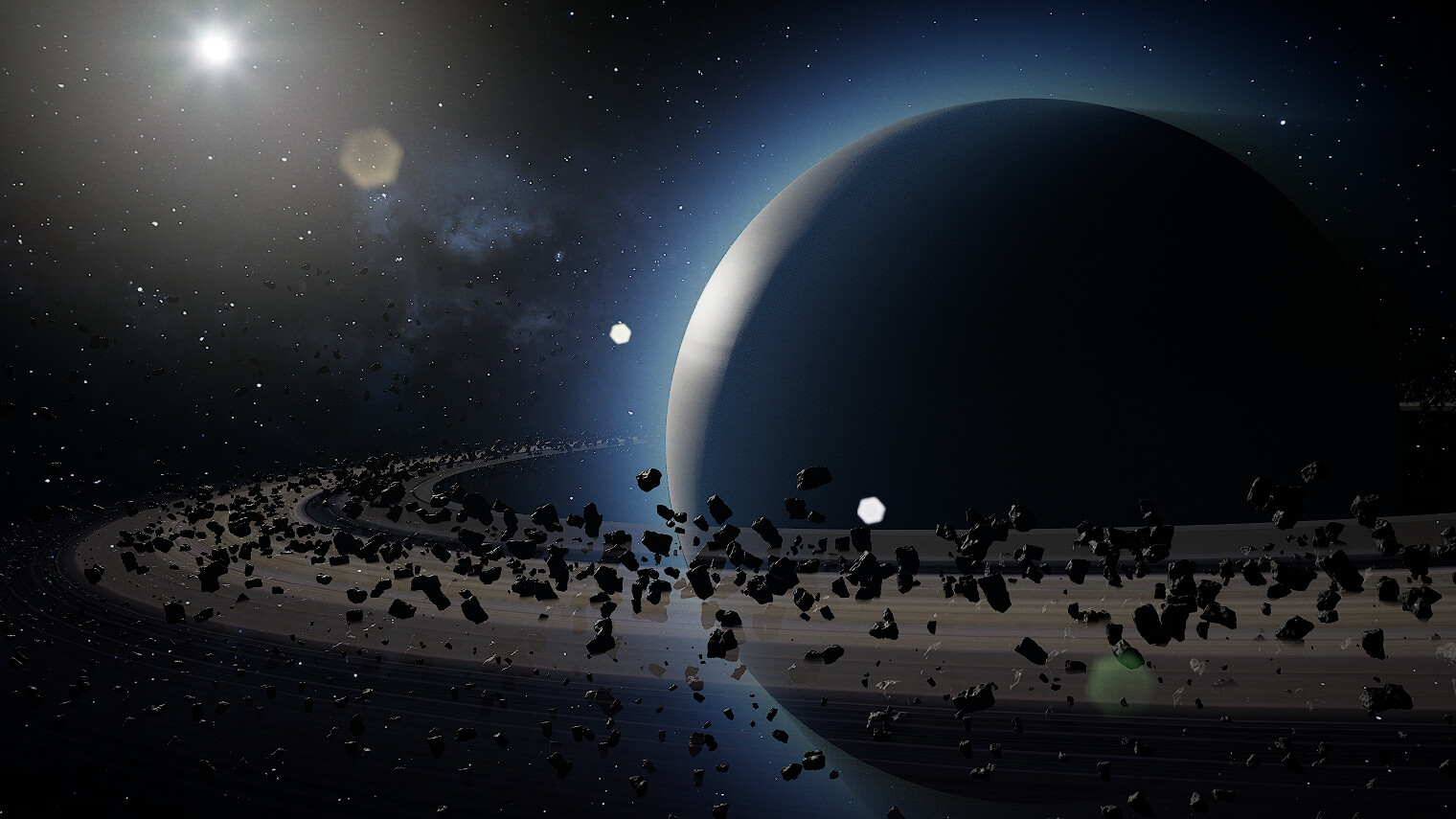 ArtStation - Environment Art - Space Scene