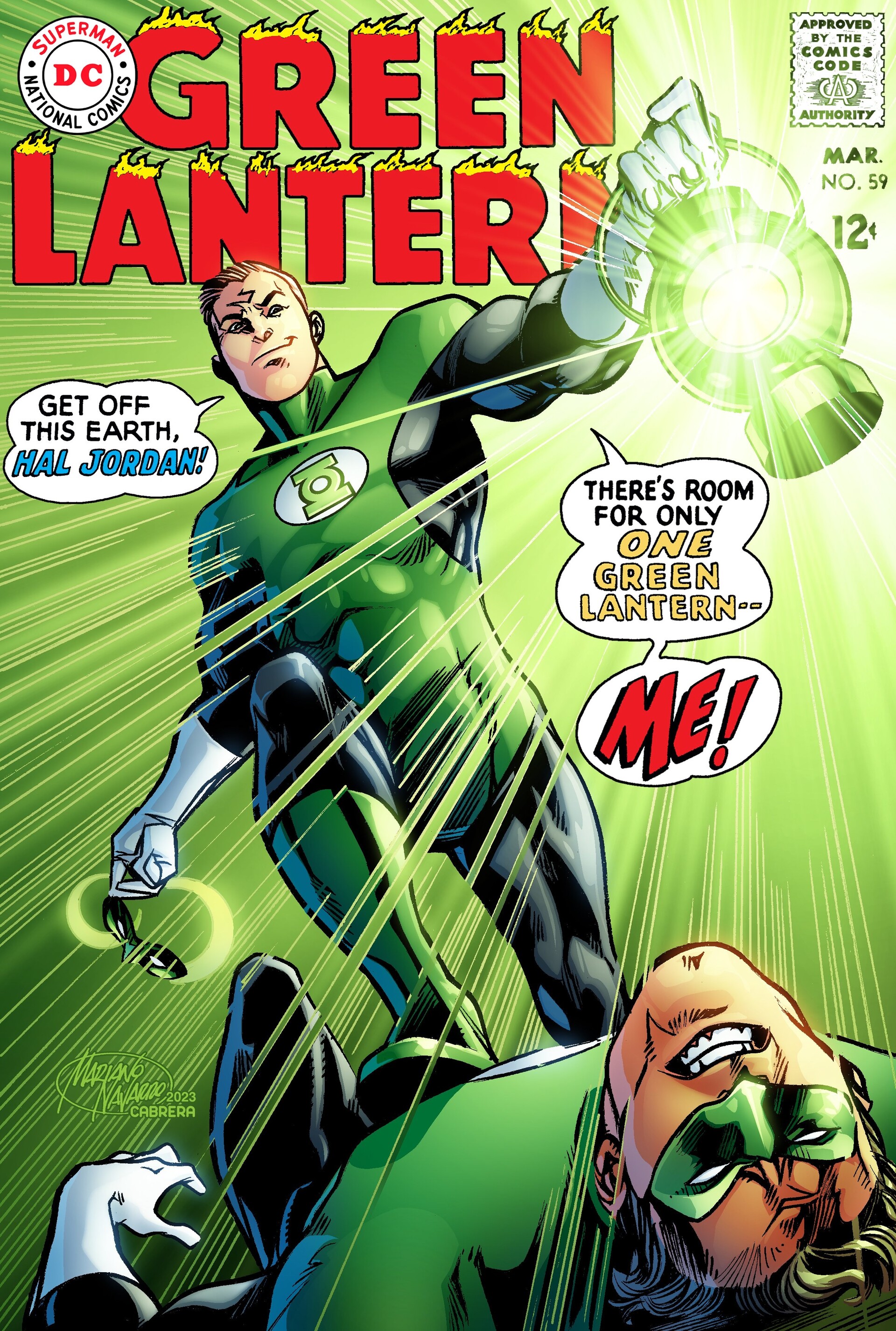 ArtStation - Guy Gardner anniversary - comic cover remake