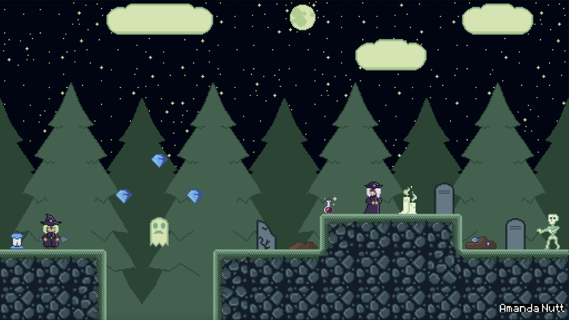 ArtStation - Pixel Art Platformer Concept