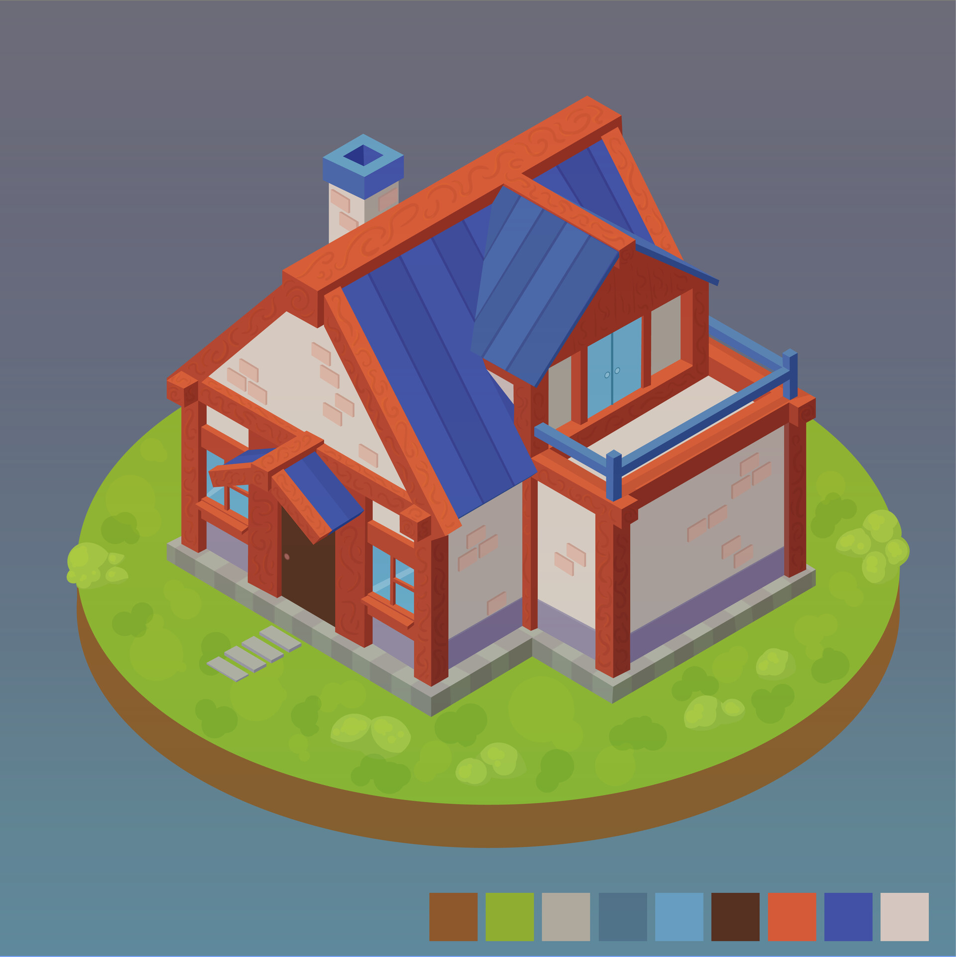 ArtStation - Isometric House - Icons