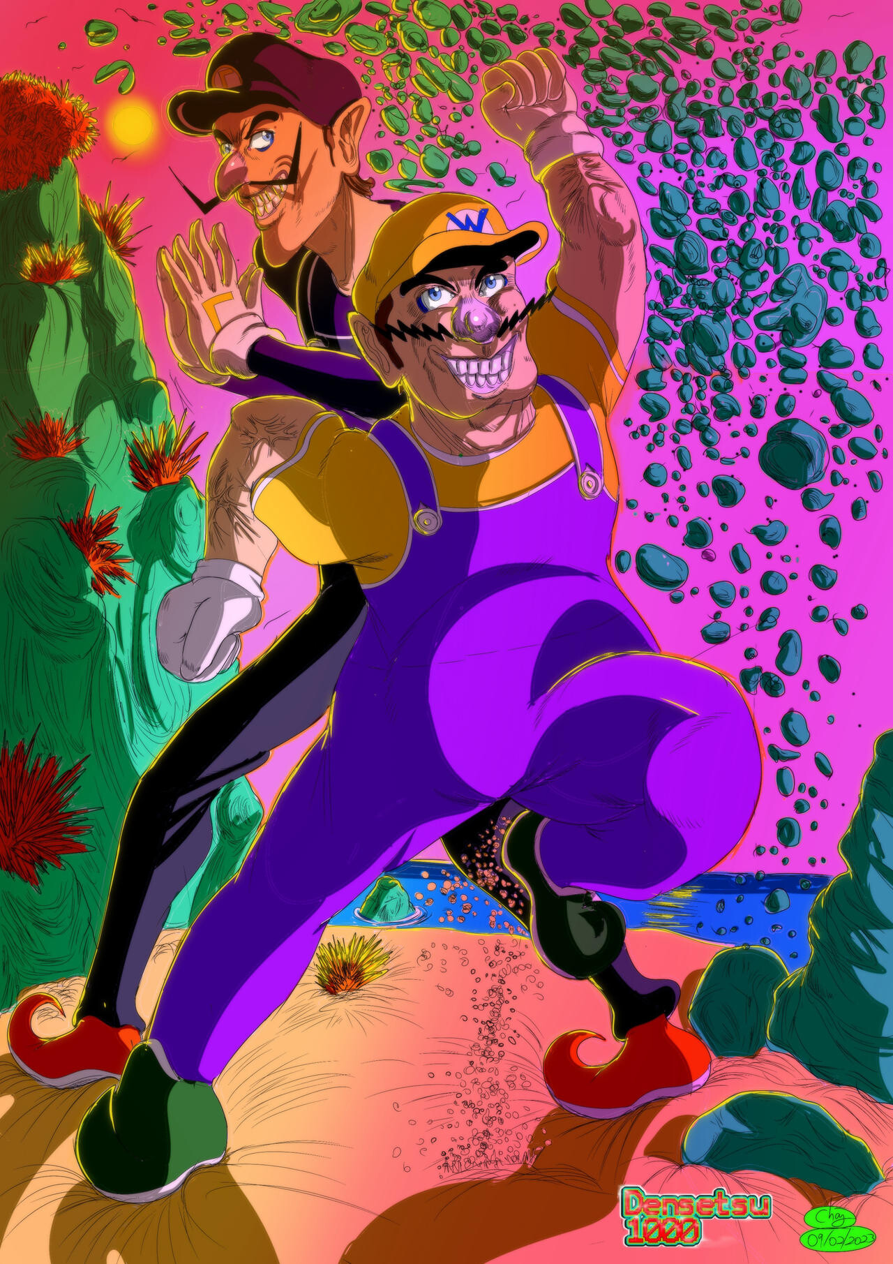 ArtStation - Wario and Waluigi
