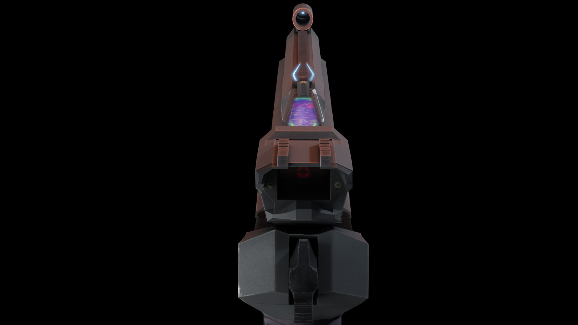 Hermes Giacomelli - Nova gun 3d modeling