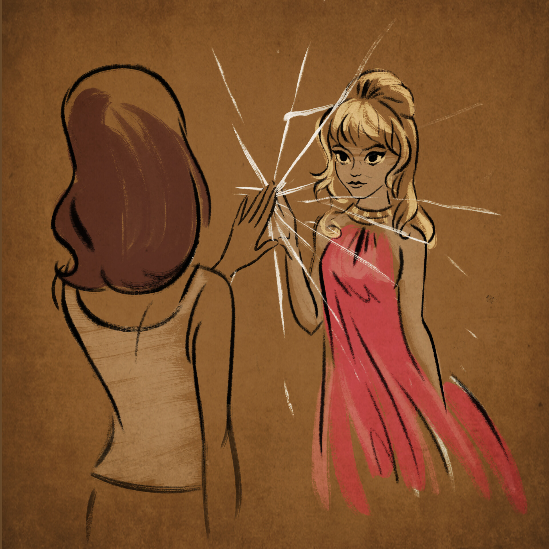 ArtStation - fanart last night in Soho