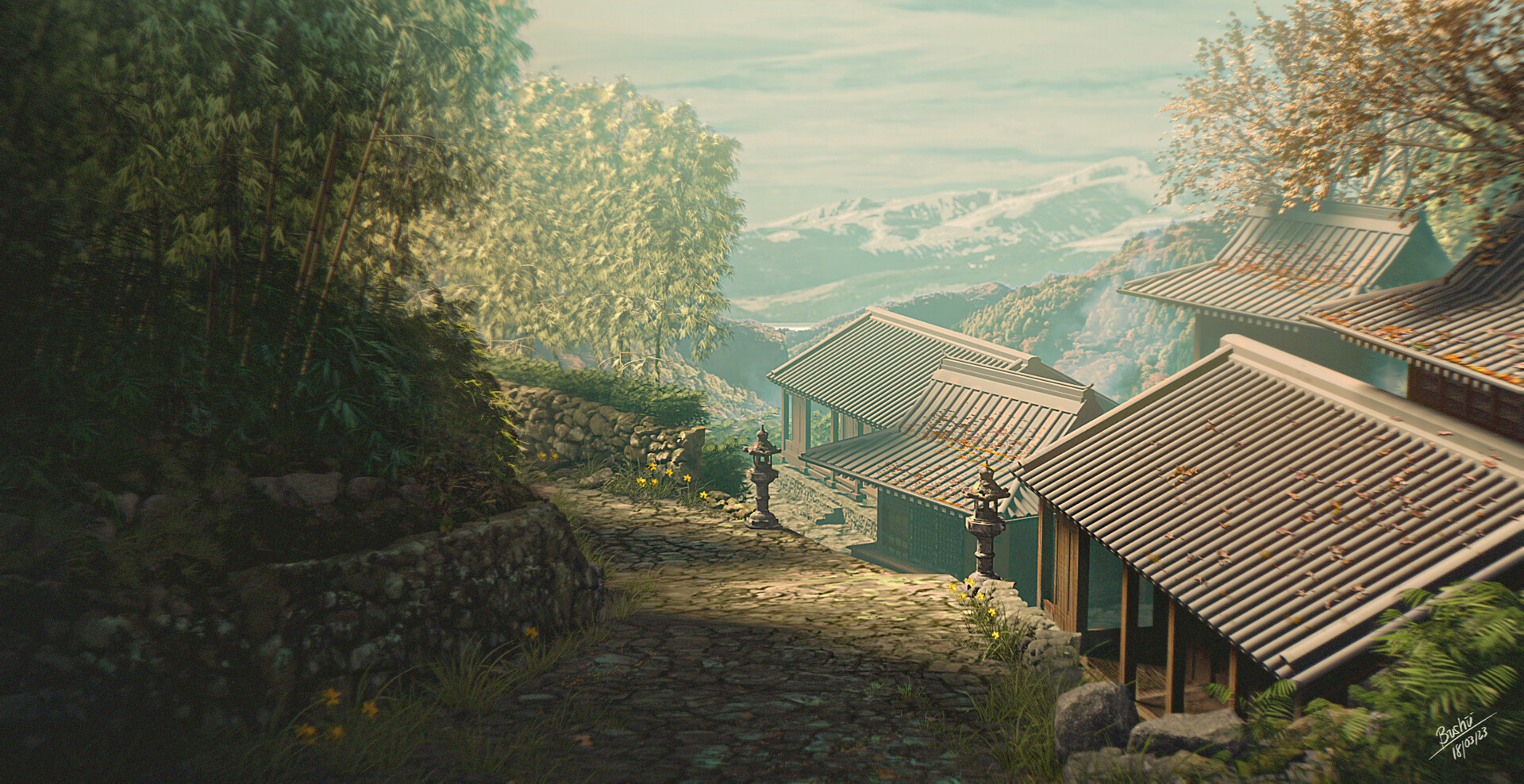 ArtStation - A Small Quiet Village