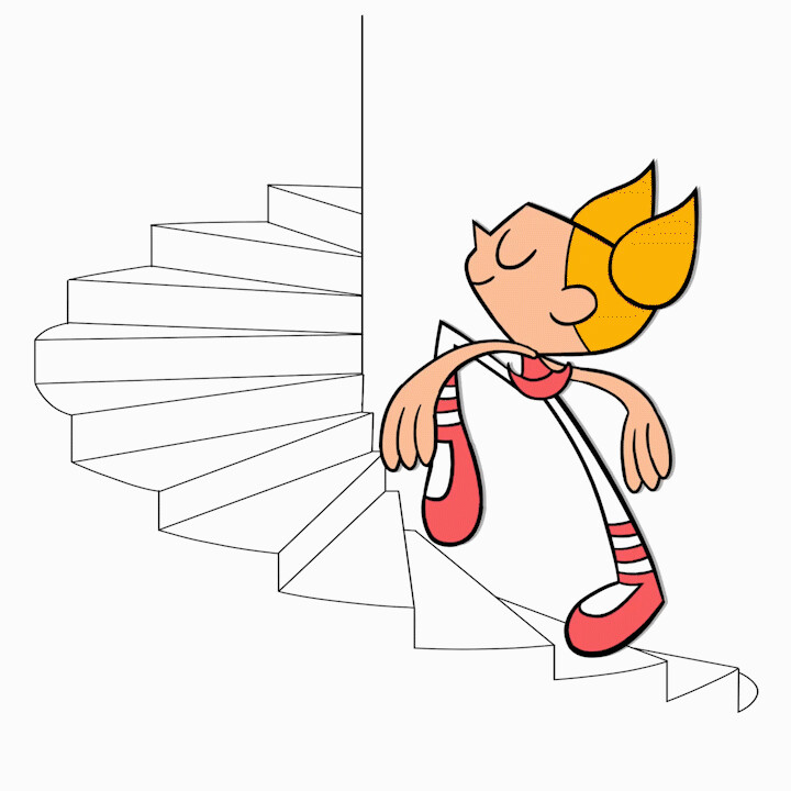 ArtStation - stairs animation exercise