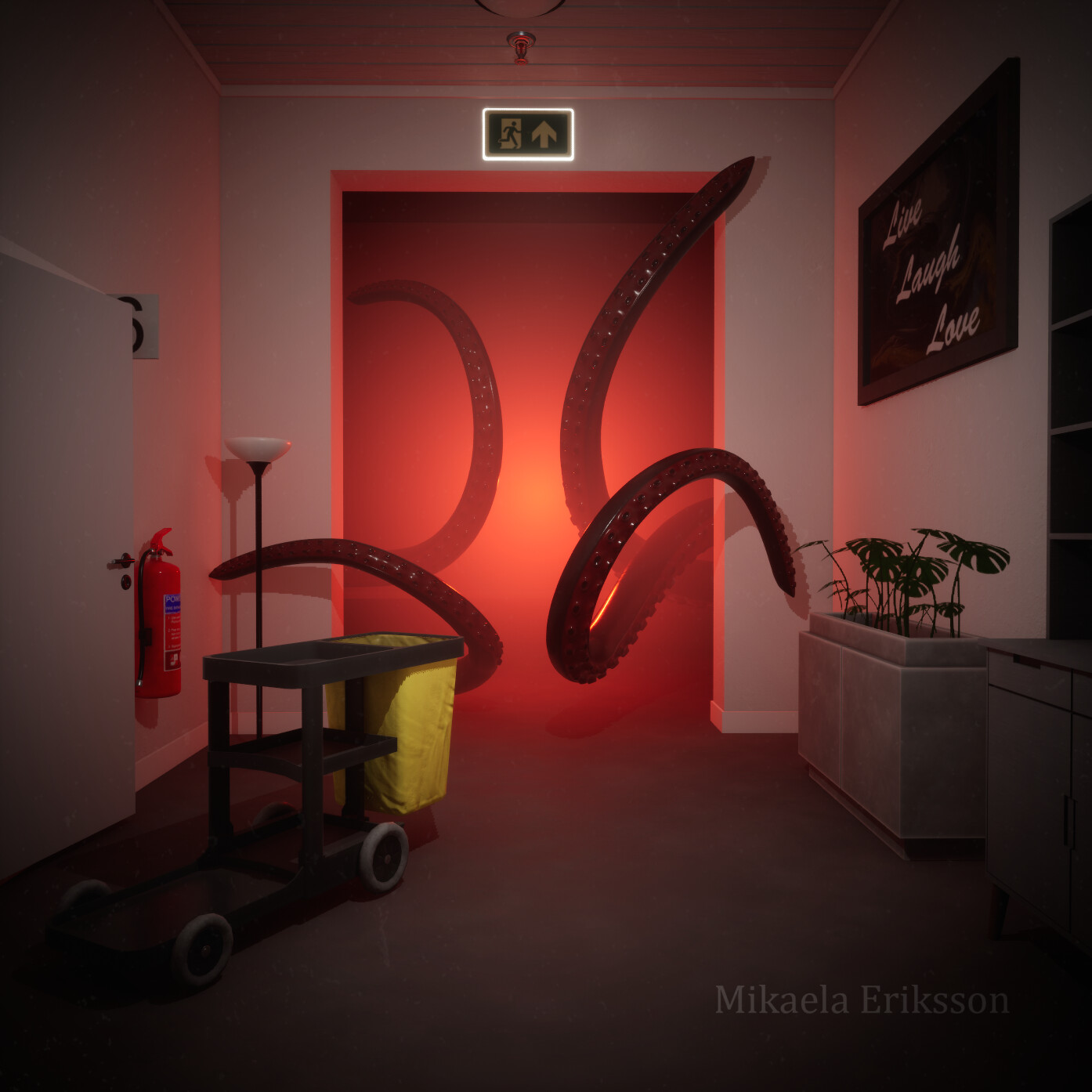 ArtStation - Cursed Hospital