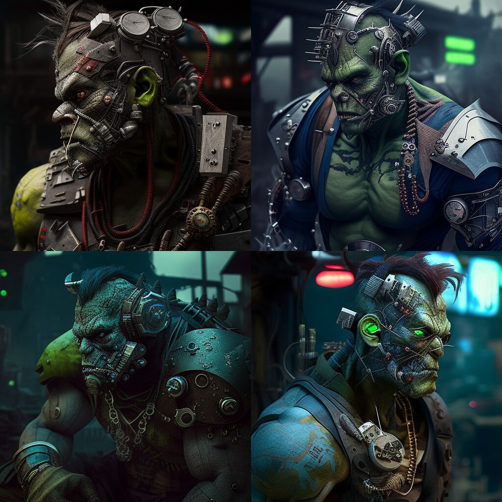 ArtStation - Futuristic orc