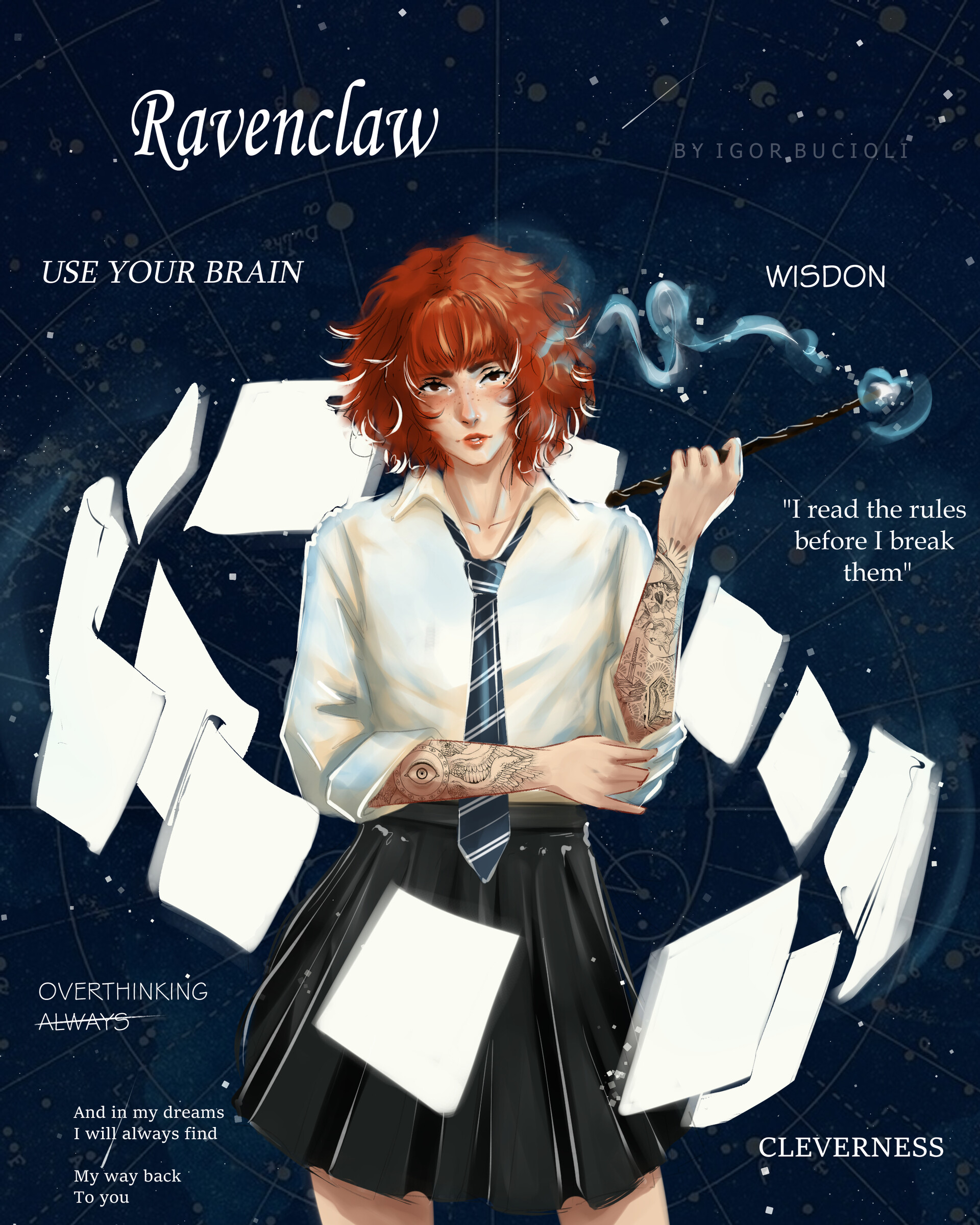 ArtStation - Ravenclaw - Hogwarts