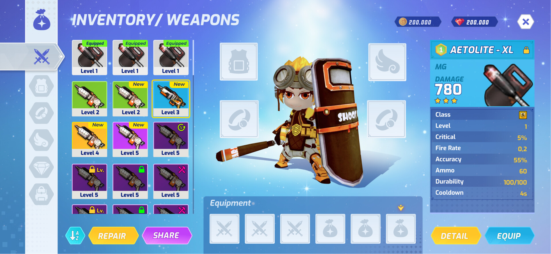 ArtStation - AS Lengend FPS UI Redesign (Mobile)