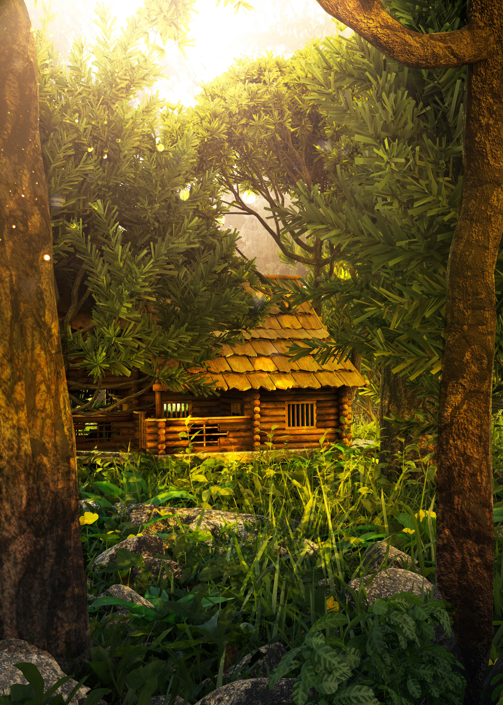 ArtStation - Sunny Forest