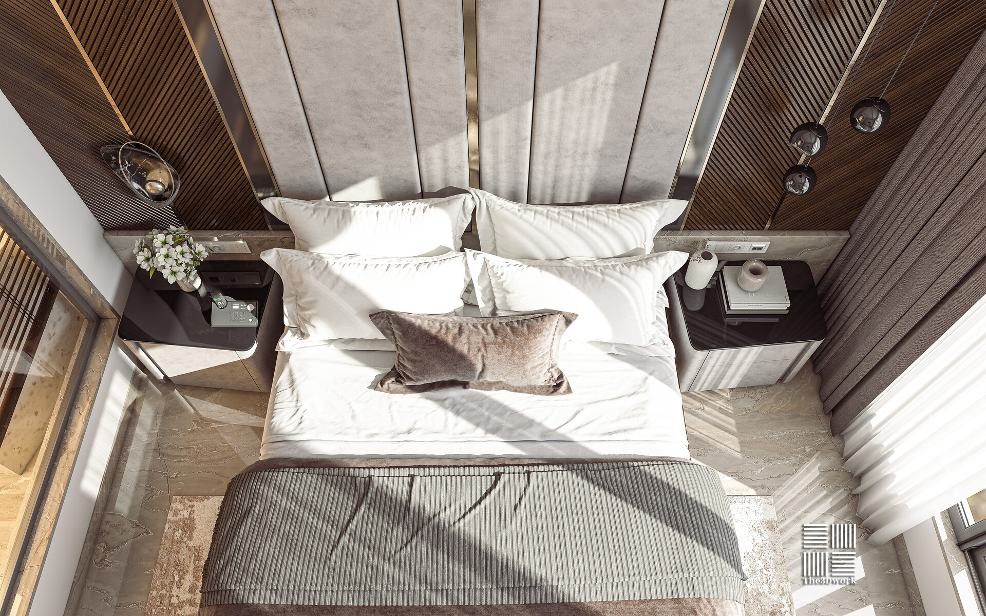 ArtStation - VRAY BEDROOM DAY RENDER