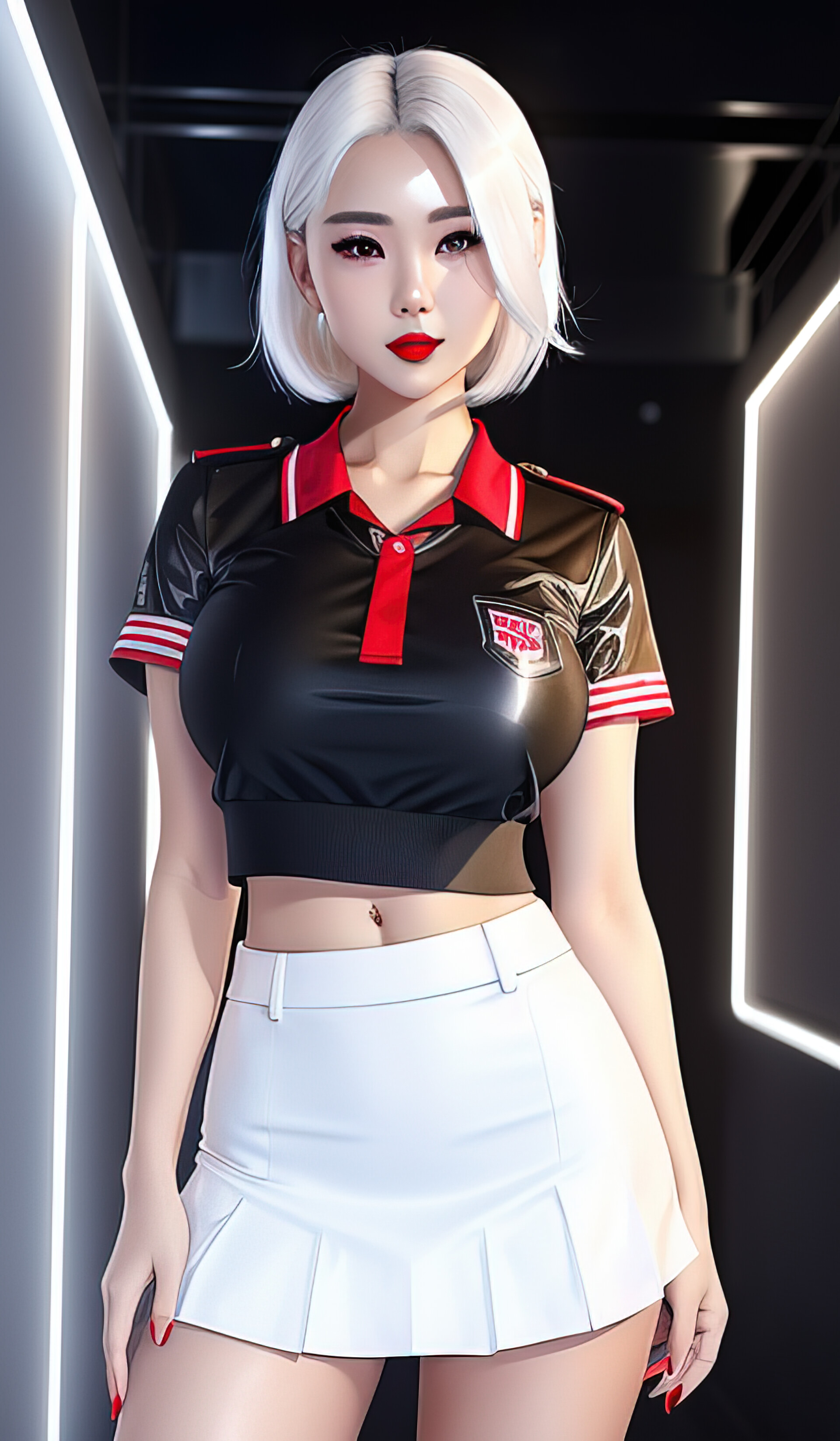 PIXEL DOT - Girl in short uniform part 1