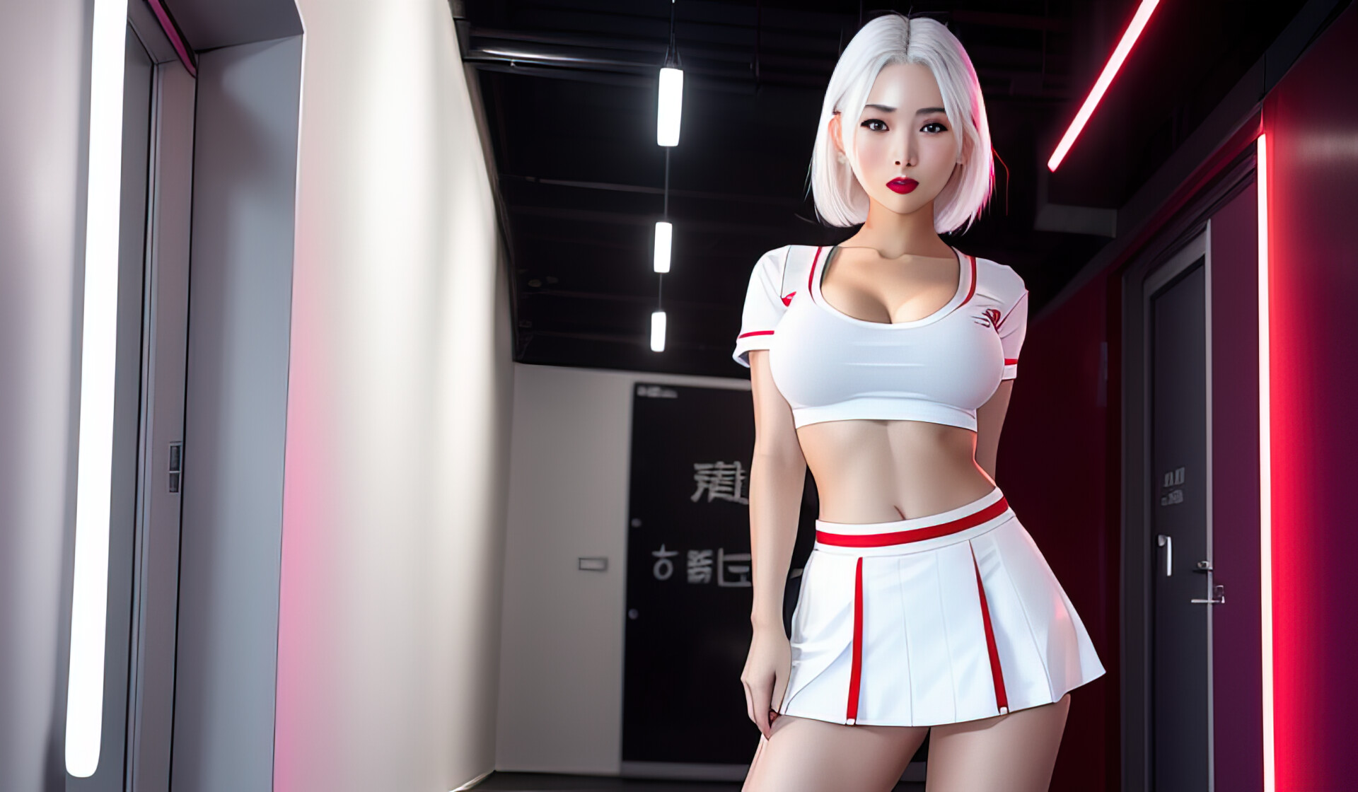 PIXEL DOT - Girl in short uniform part 1