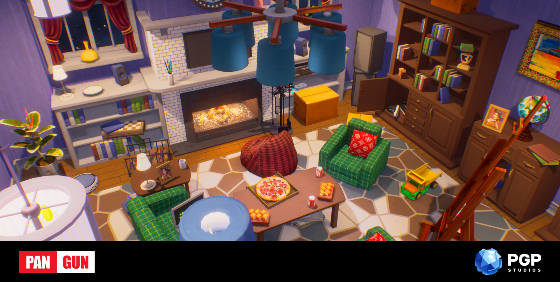 Pan Global Publishing Studios - Mobile Game 3D Environments