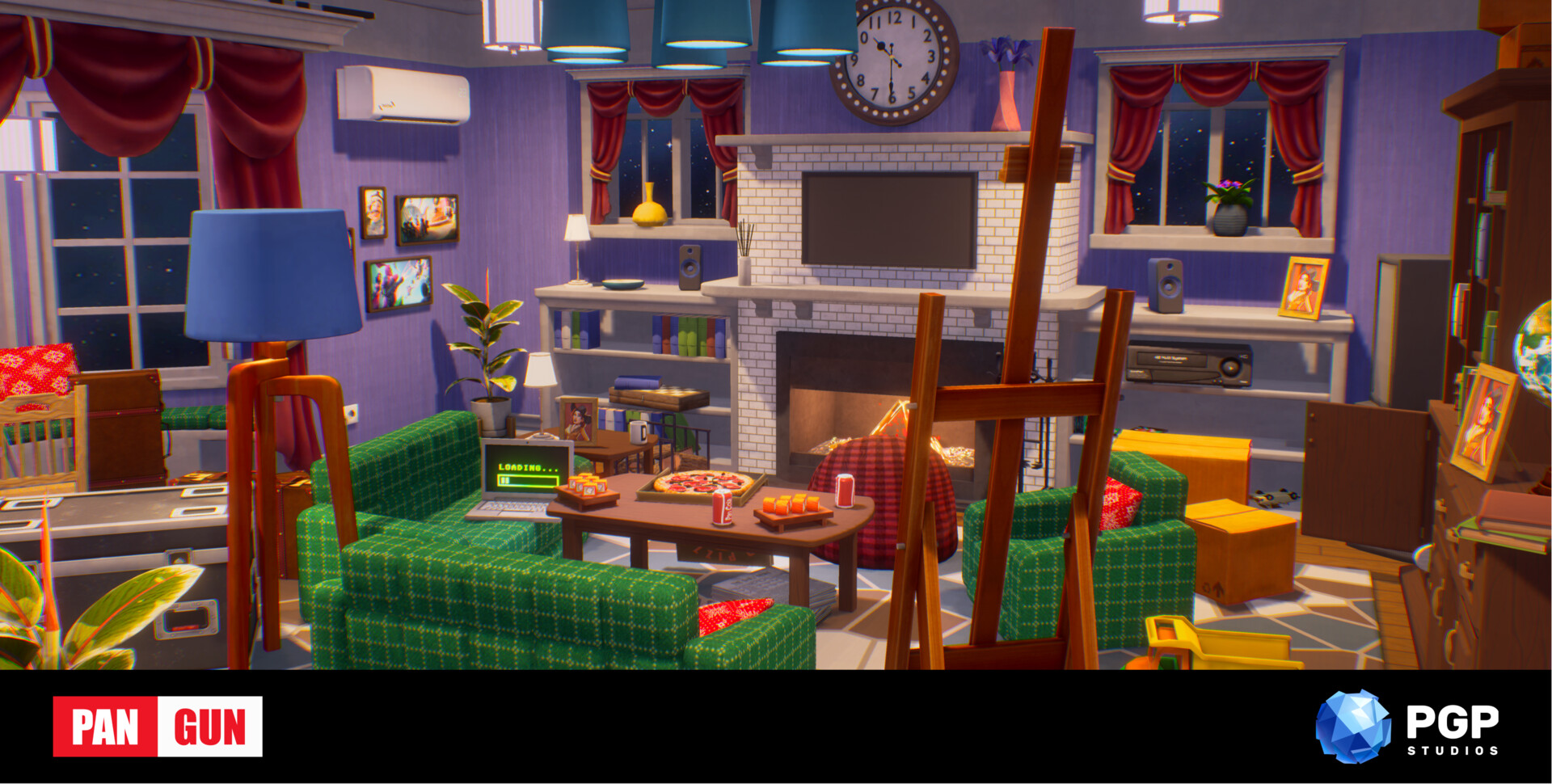 Pan Global Publishing Studios - Mobile Game 3D Environments