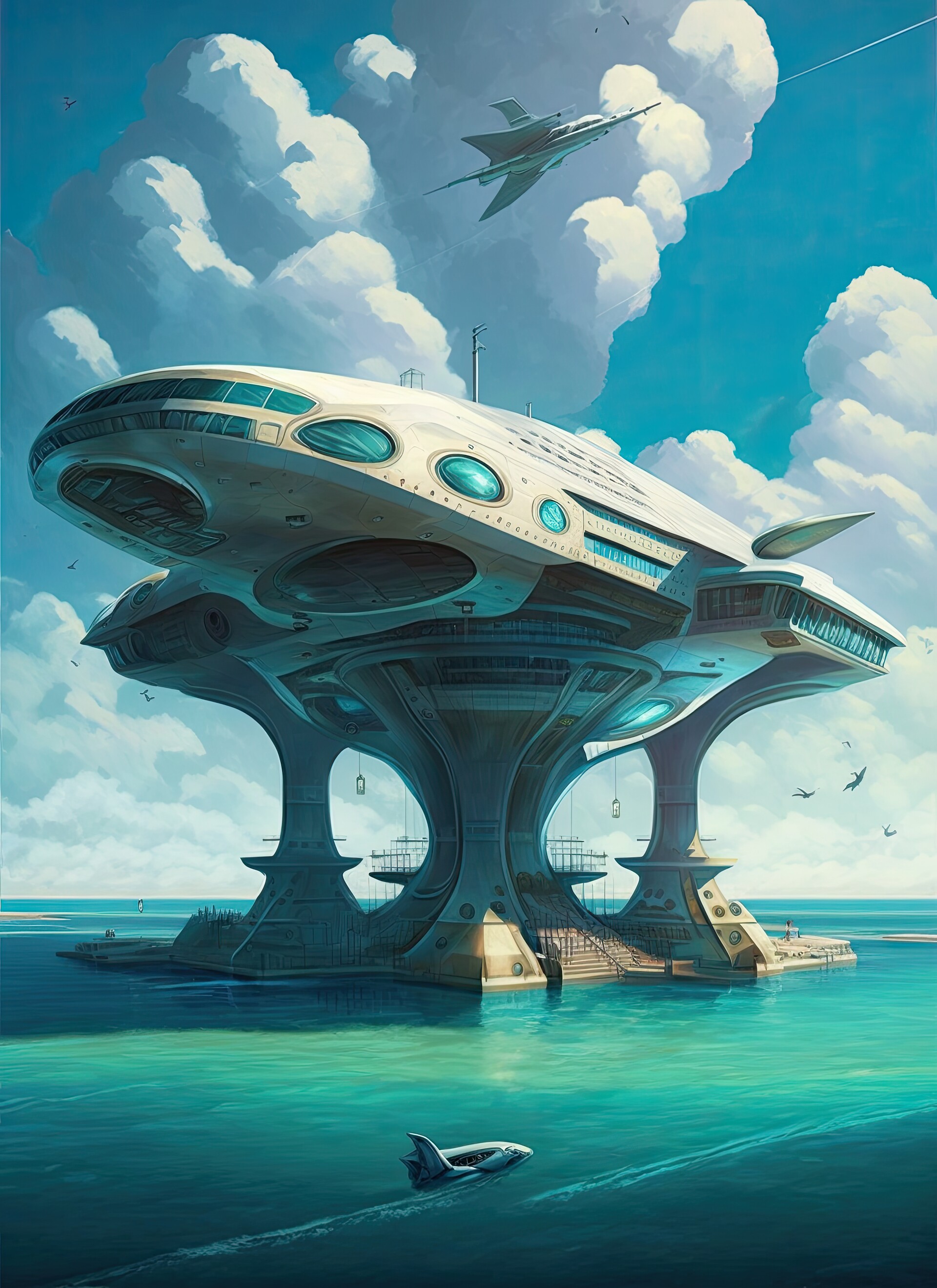 Futuristic Spaceports