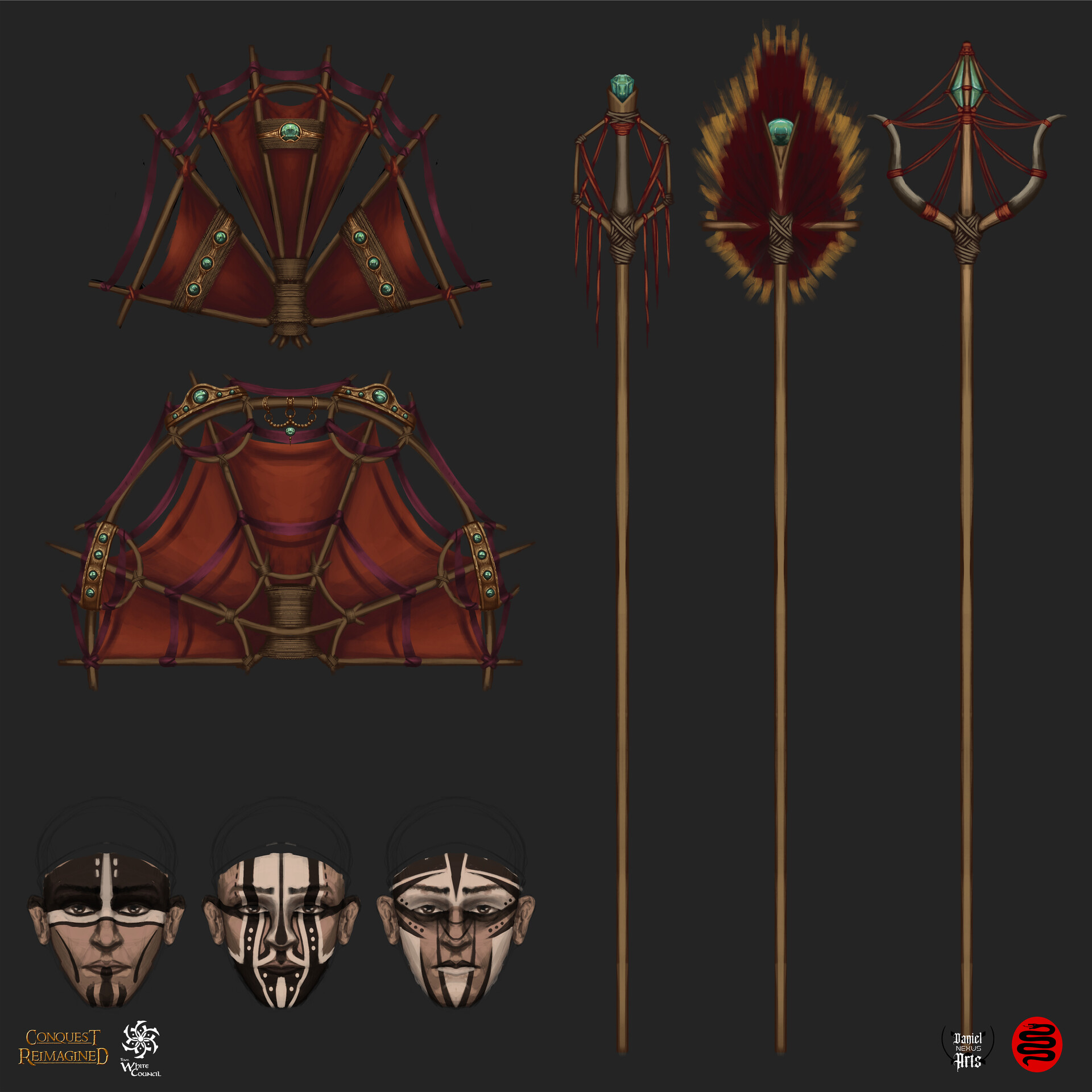 Daniel Perez - Haradrim Mage and Props - Lotr Conquest Reimagined