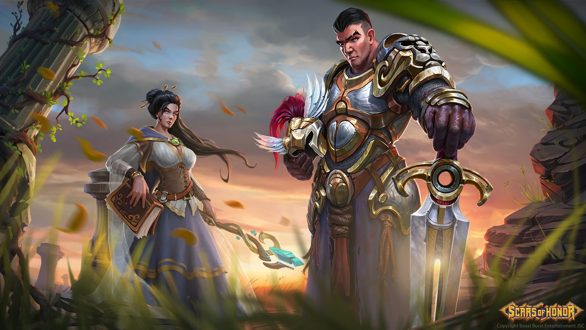 Beast Burst Entertainment - Humans Animated Background and Illustration