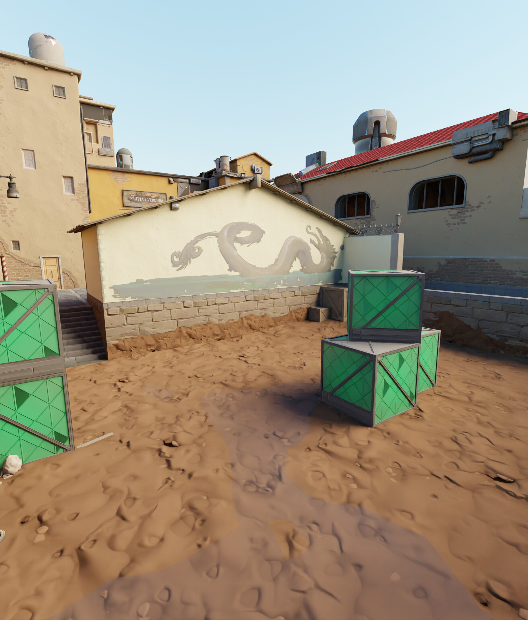 ArtStation - Ascent B Valorant Map