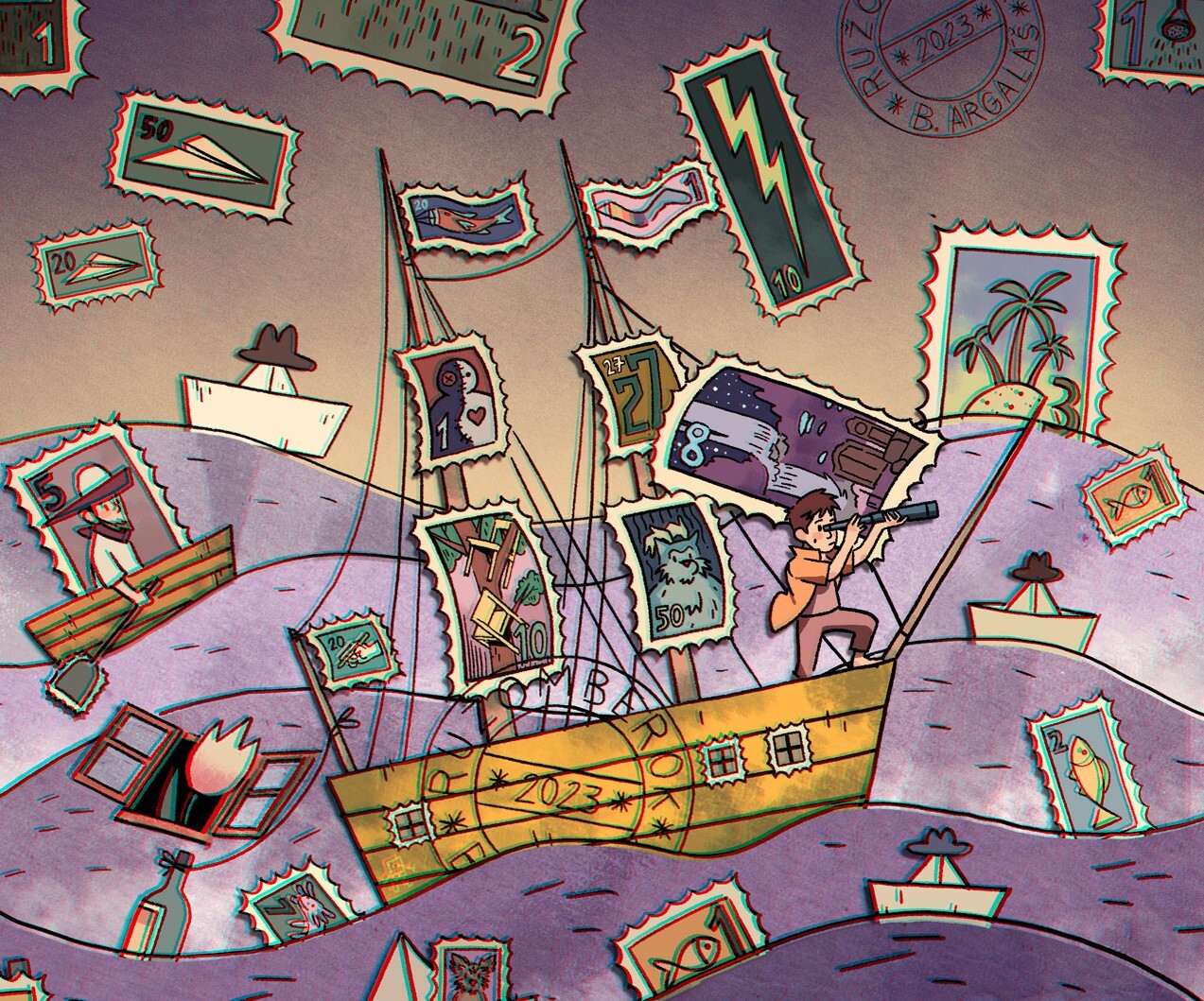 Bafu The Artifu - Sea of Stamps