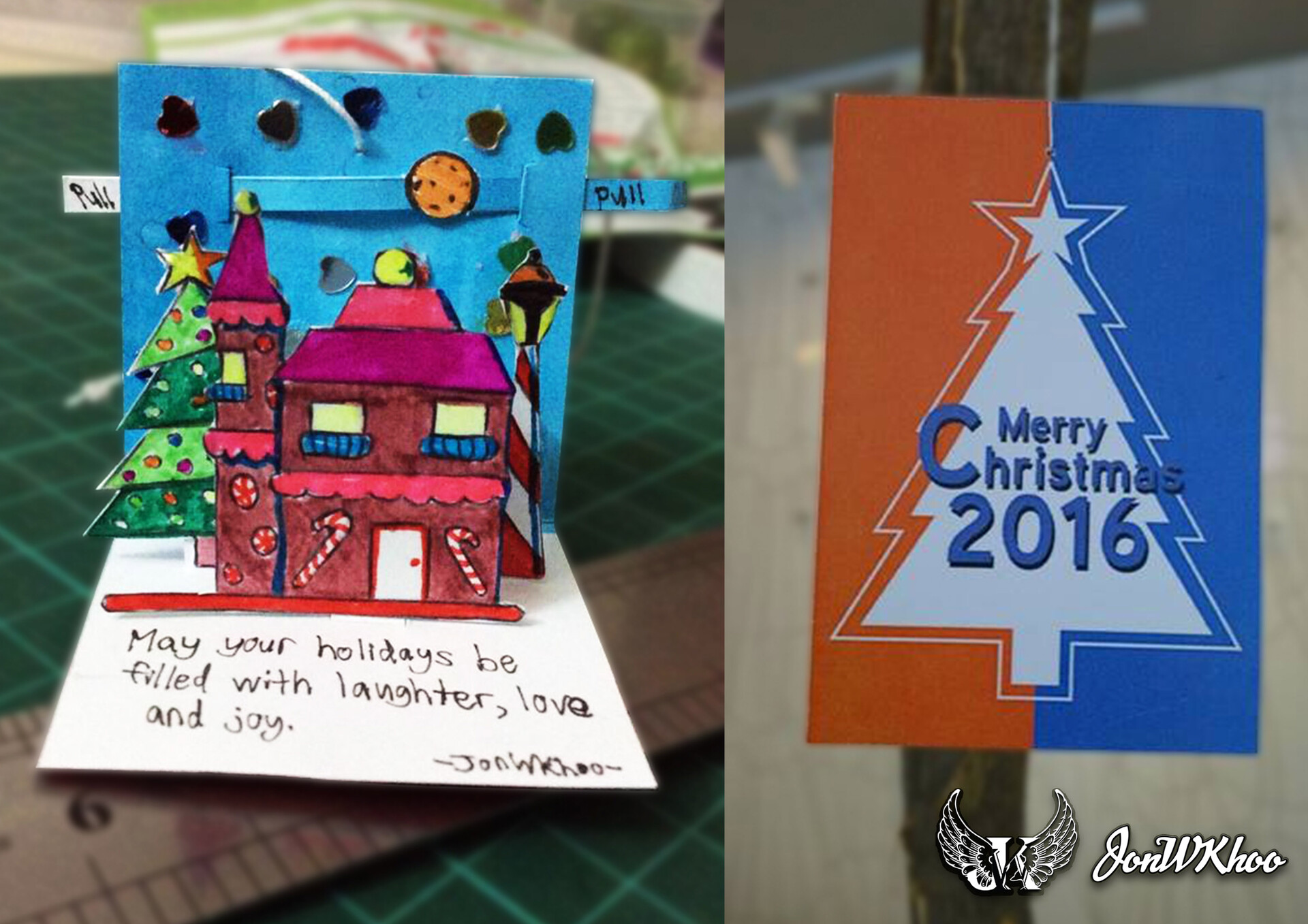 ArtStation - Christmas Cards 2016 | Festive Cards