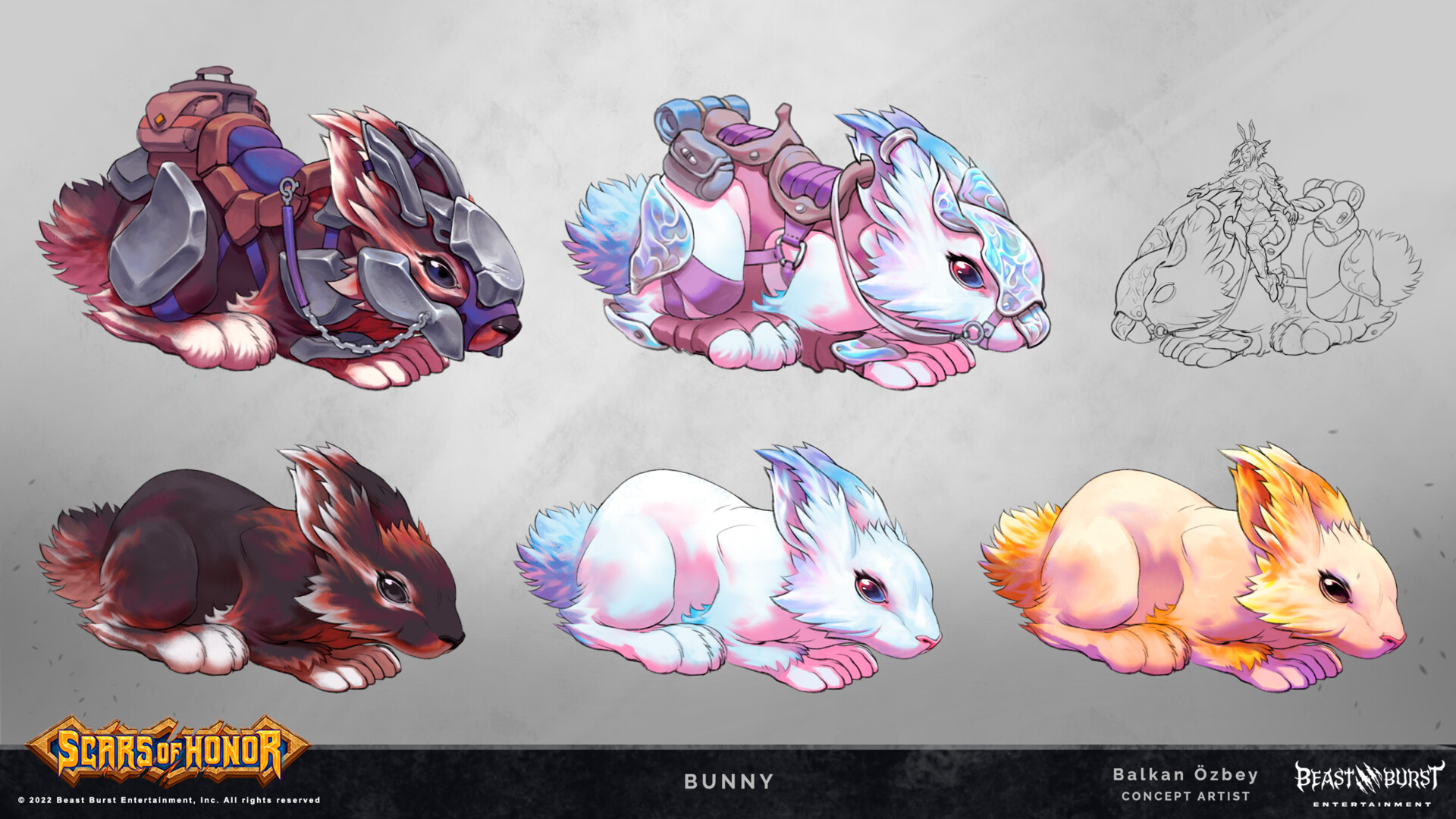 ArtStation - Fluffy Bunny Mount Concept Design