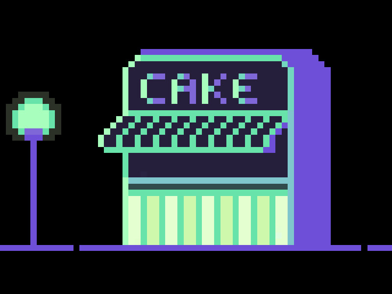 ArtStation - cake store