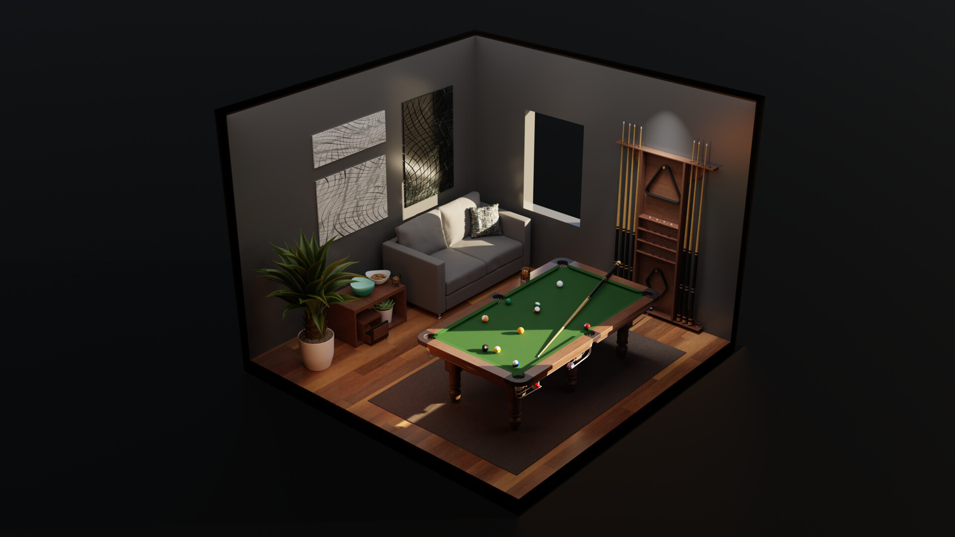 ArtStation - Isometric 8 Ball Pool
