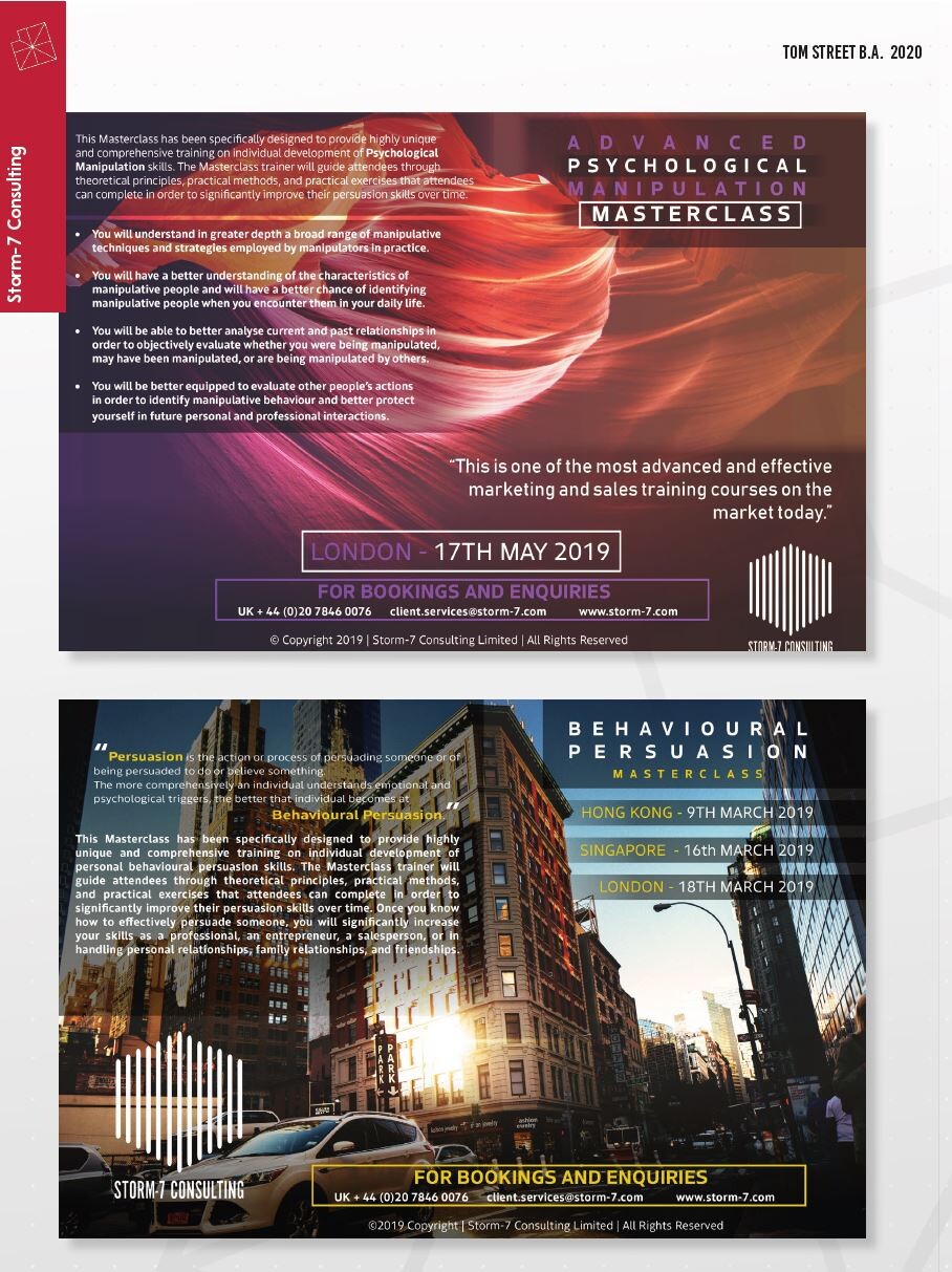 Tom Street - Legacy Content - 2020 Portfolio