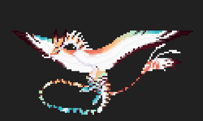 ArtStation - Pixel art dragon