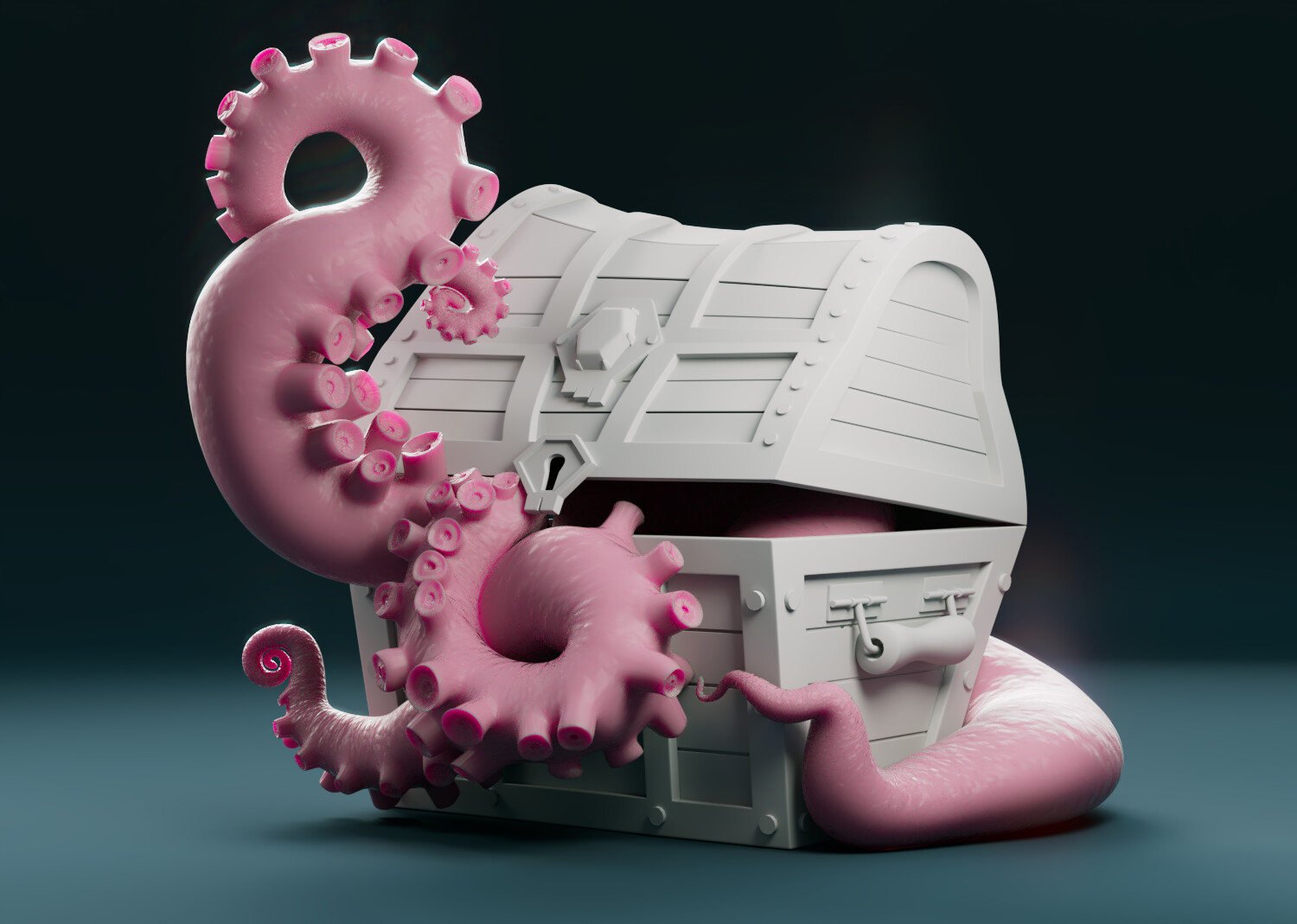 ArtStation - Tentacles & Chest