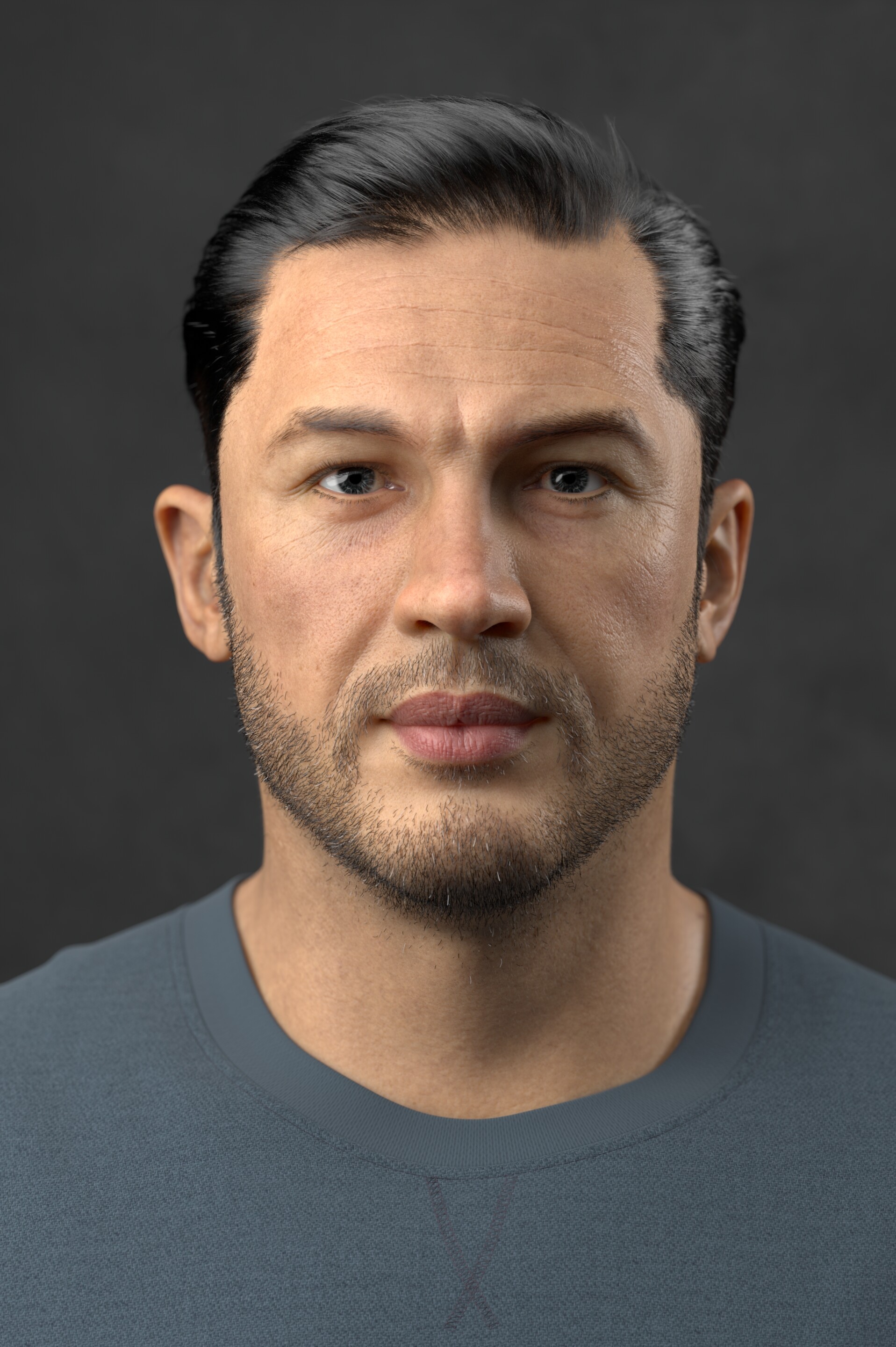 ArtStation - Tom Hardy Test Render