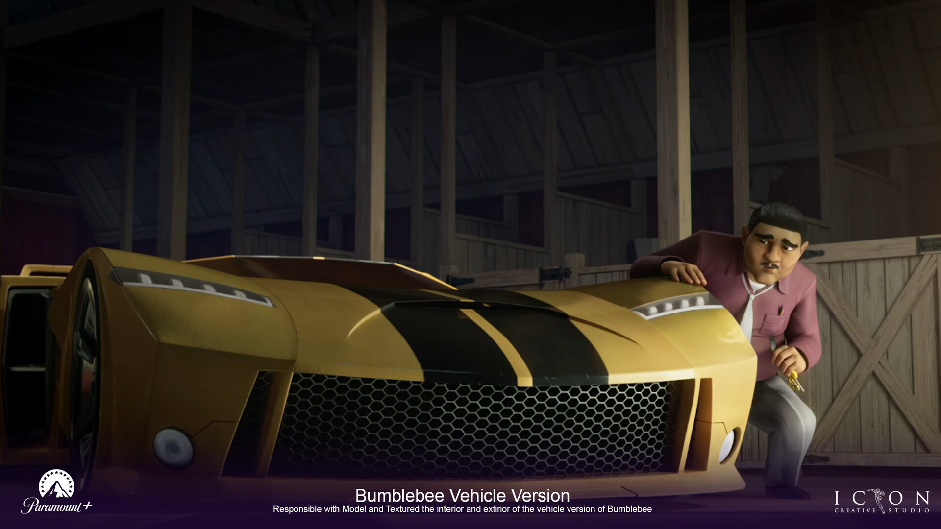 Bumblebee Transformers Car Interior